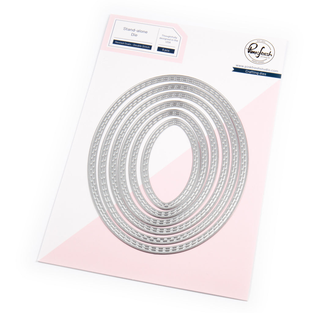 Essentials: Nested Ovals Double Stitch die – Pinkfresh Studio