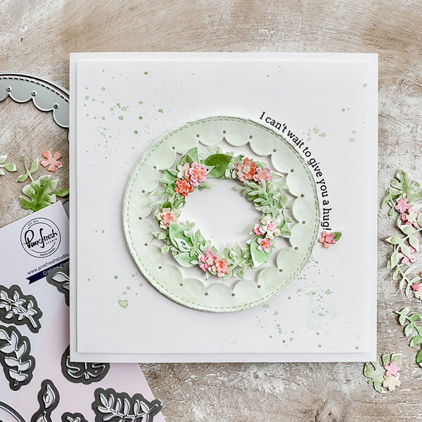 Essentials: Inverted stitched scallop circle die set – Pinkfresh Studio