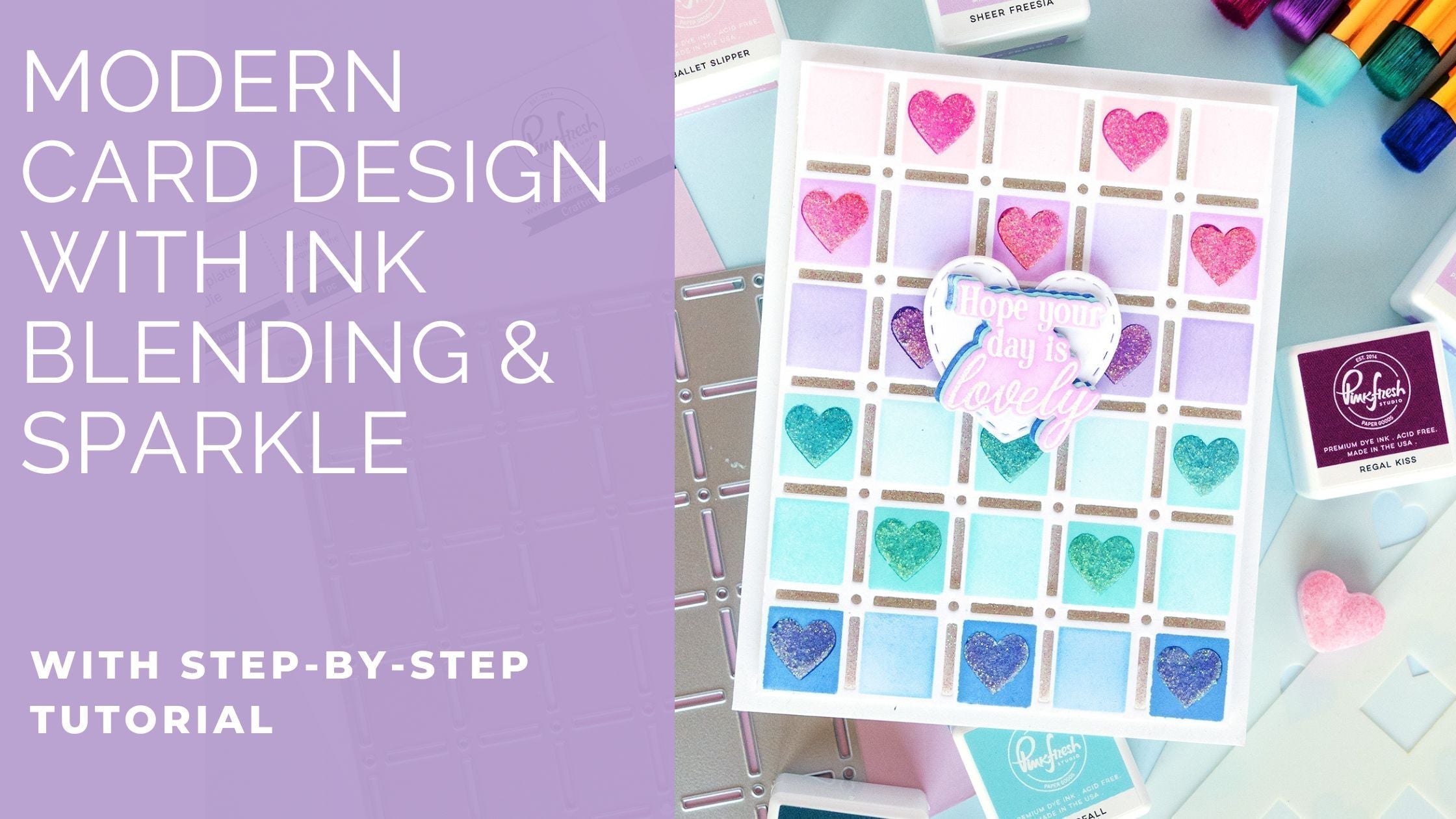 Creating Modern Cards with Refined Grid | Kathleen Schmelz – Pinkfresh ...