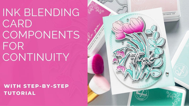 Step by step card instructions – Pinkfresh Studio