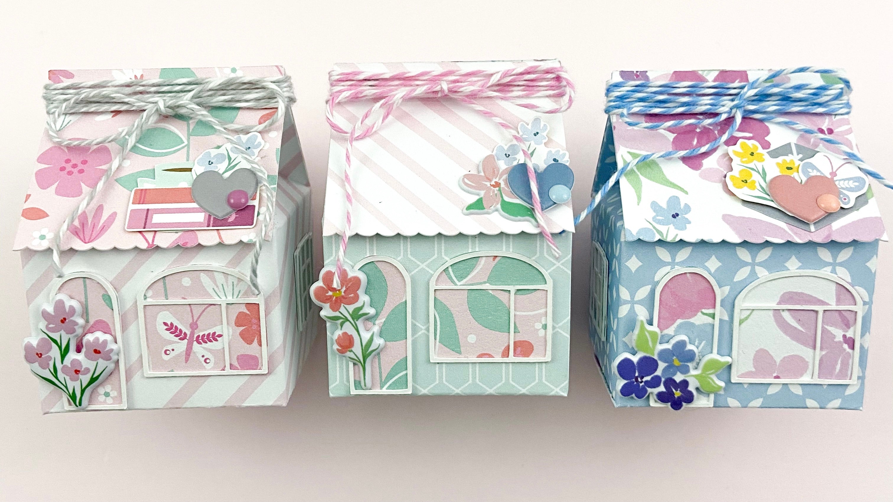 Mini House Gift Boxes | Ashley Bright – Pinkfresh Studio