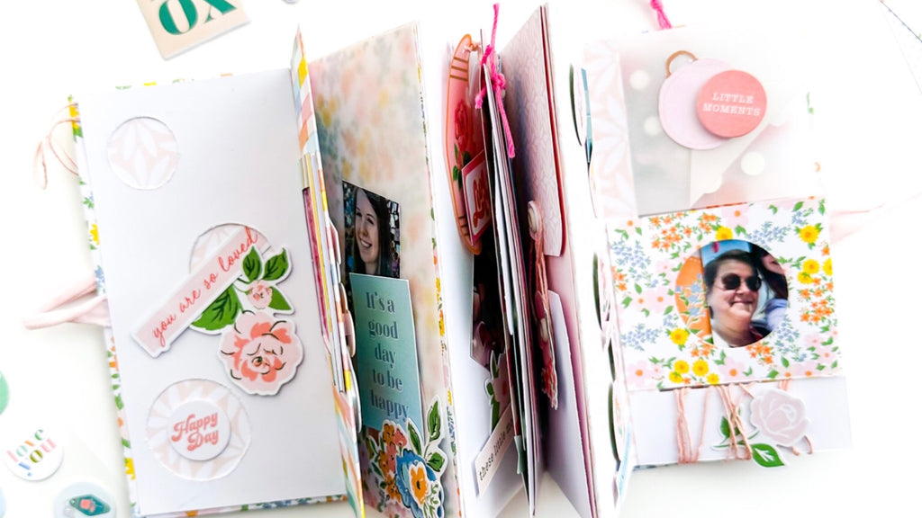 ONE SHEET MINI ALBUM WTH FLOWER MARKET I KERSTIN SCHEIDLER – Pinkfresh ...