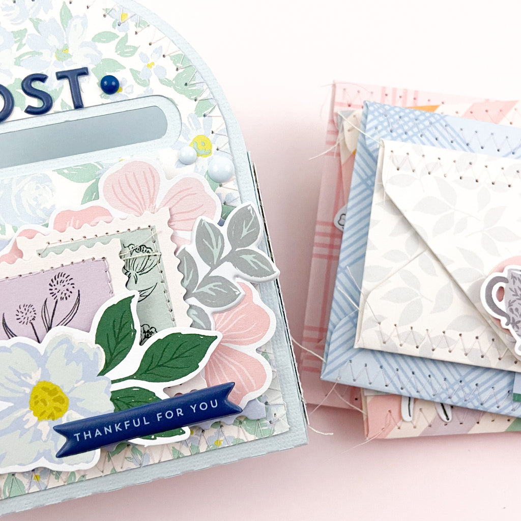 Mailbox and Stacked Letters Mini Album | Ashley Bright – Pinkfresh Studio