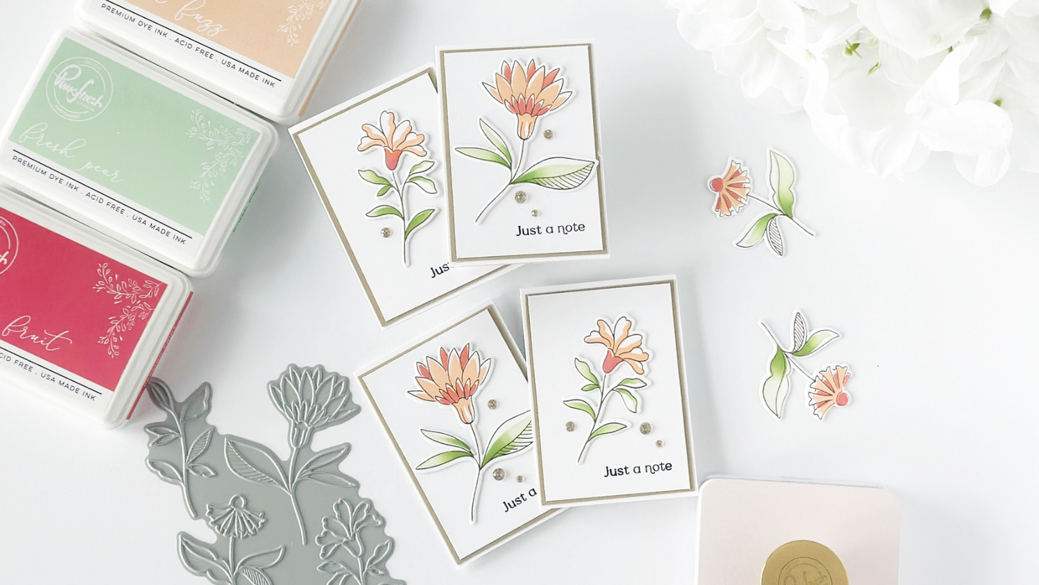 Just A Note Cards – Pinkfresh Studio
