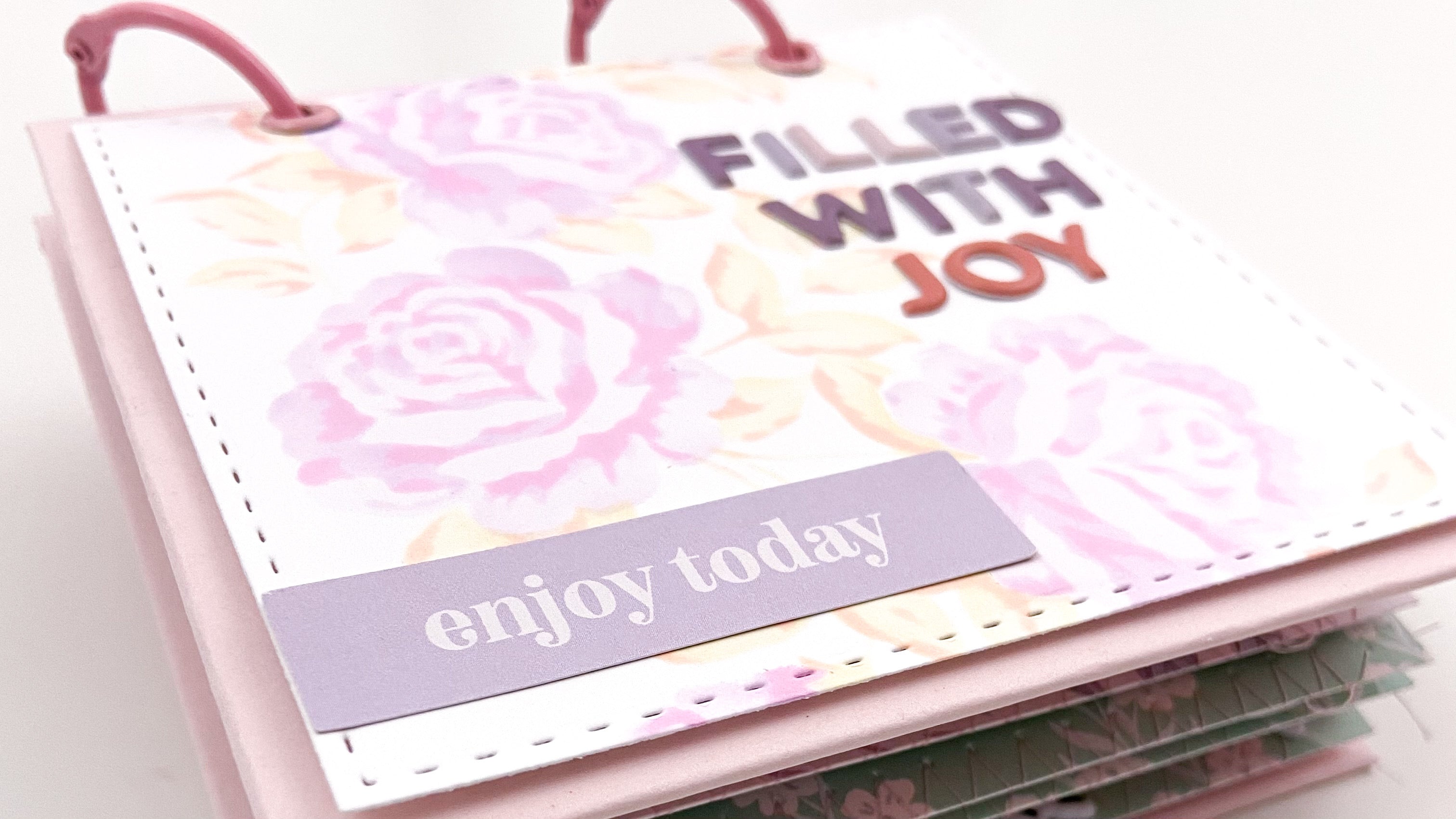 Floral Mini Album | Ashley Bright – Pinkfresh Studio