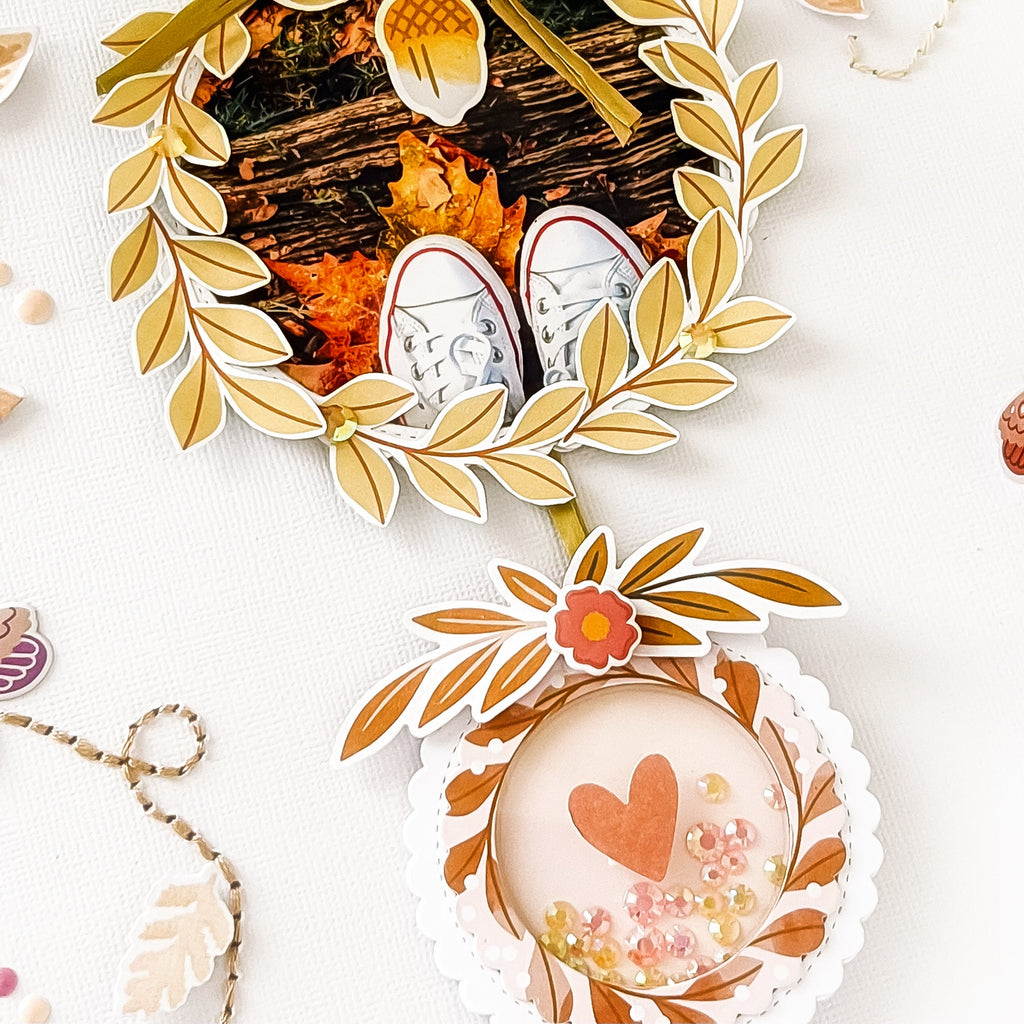 Autumn Leaves Layout | Susi Becerra – Pinkfresh Studio