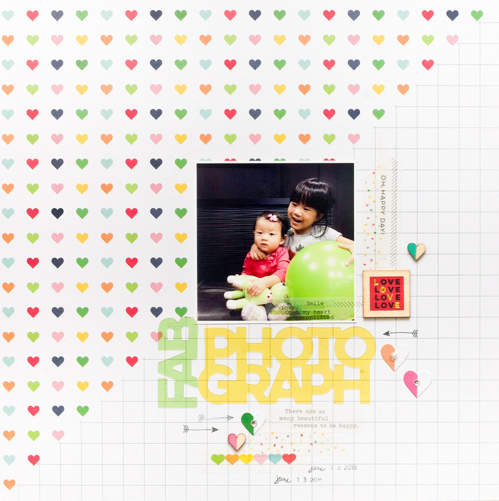 Clean & Simple Layout by Jessy – Pinkfresh Studio