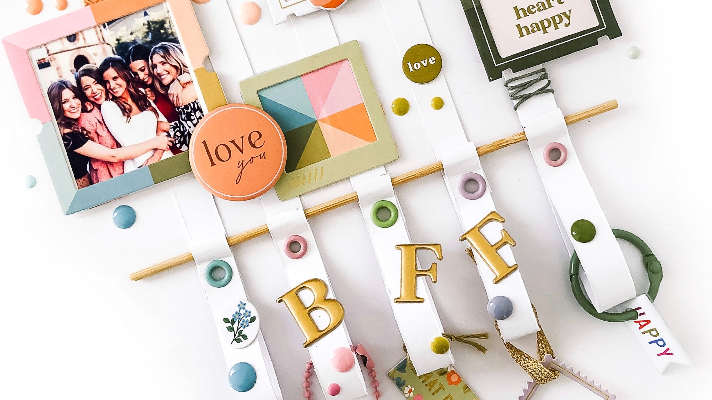 Best Friends Forever Layout | Susi Becerra – Pinkfresh Studio