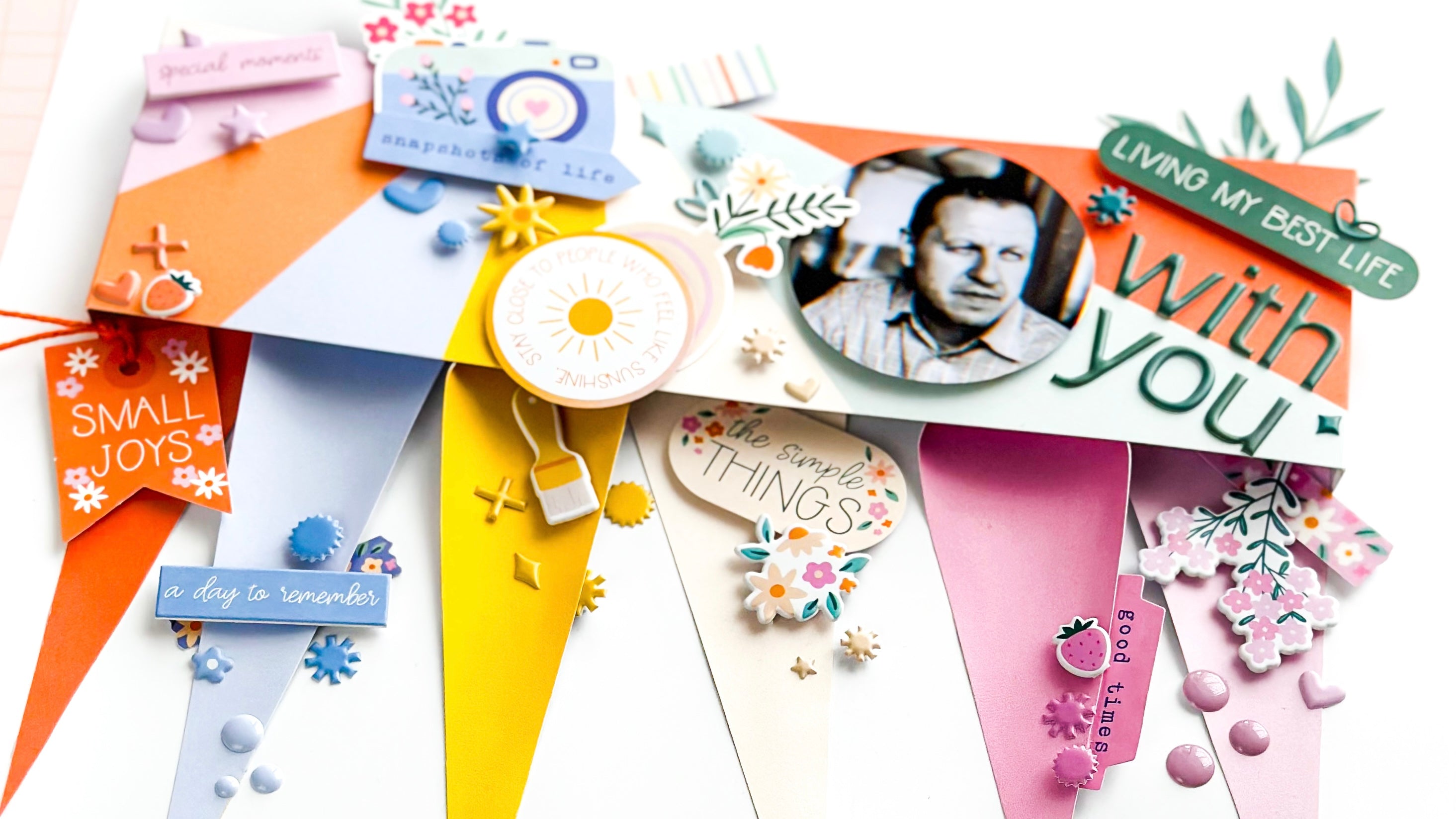 SUNBURST LAYOUT / KERSTIN SCHEIDLER – Pinkfresh Studio