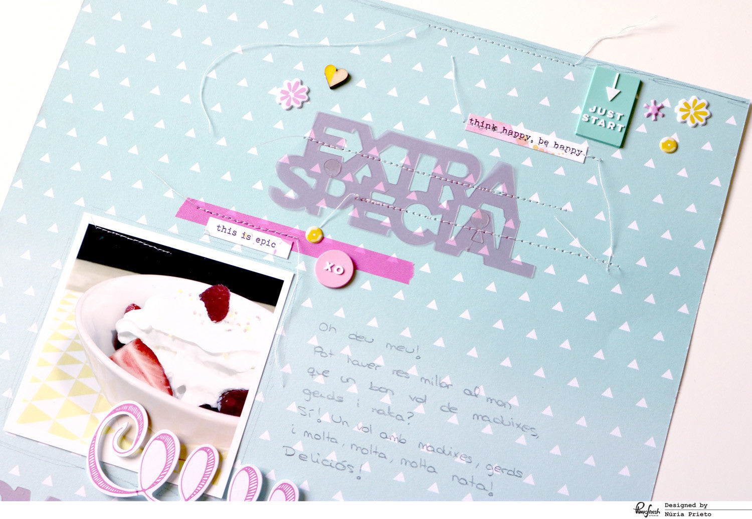 Sweet all about pink layout – Pinkfresh Studio