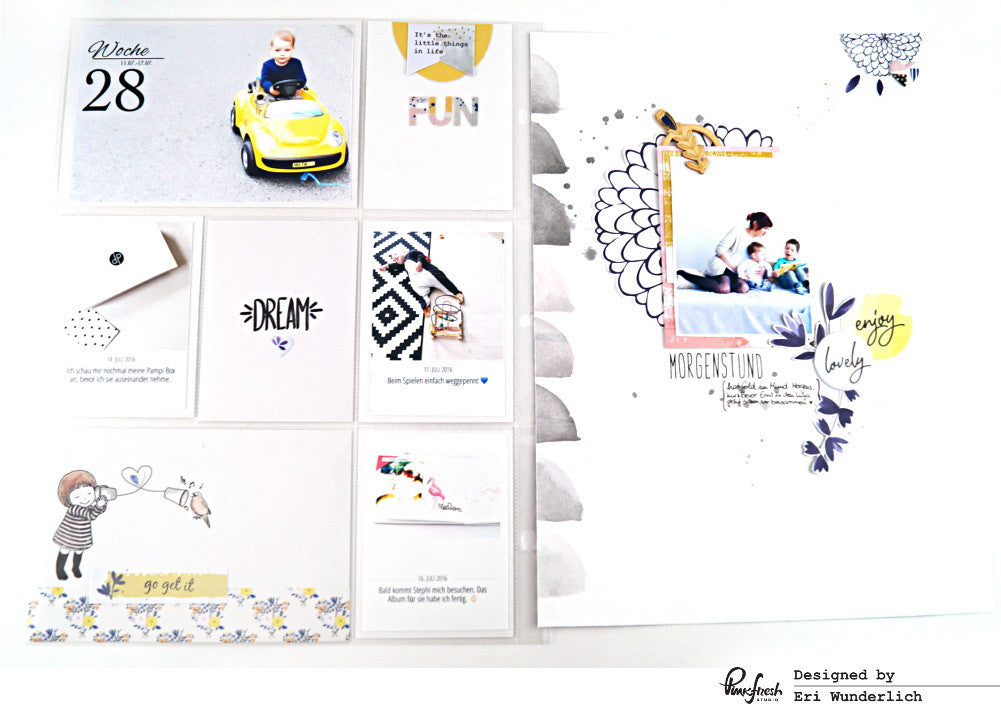 Pocket Page and Planner spread – Pinkfresh Studio