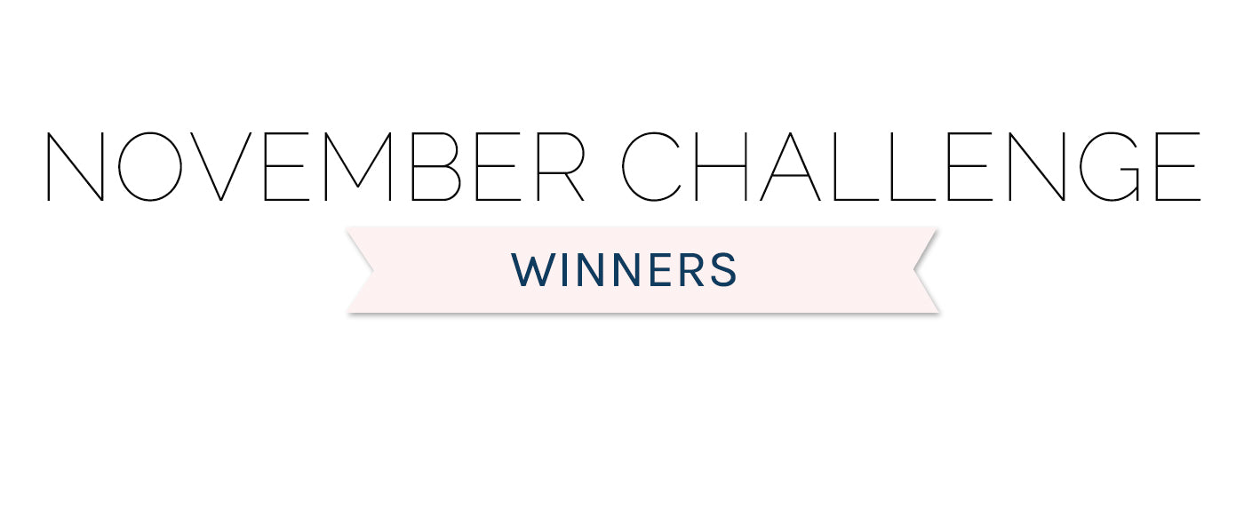 November 2020 Challenge Winners & Top 3 – Pinkfresh Studio