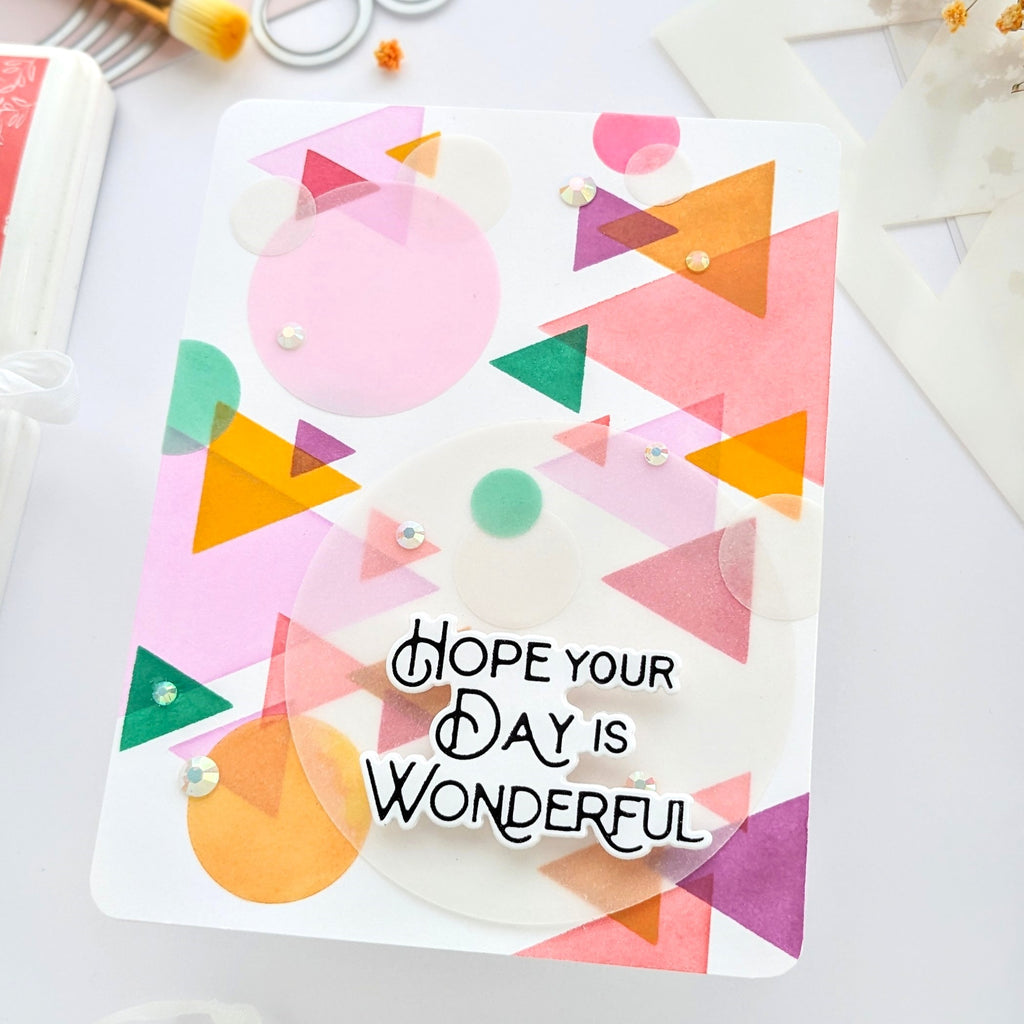 Overlapping Triangles and Circles – Pinkfresh Studio