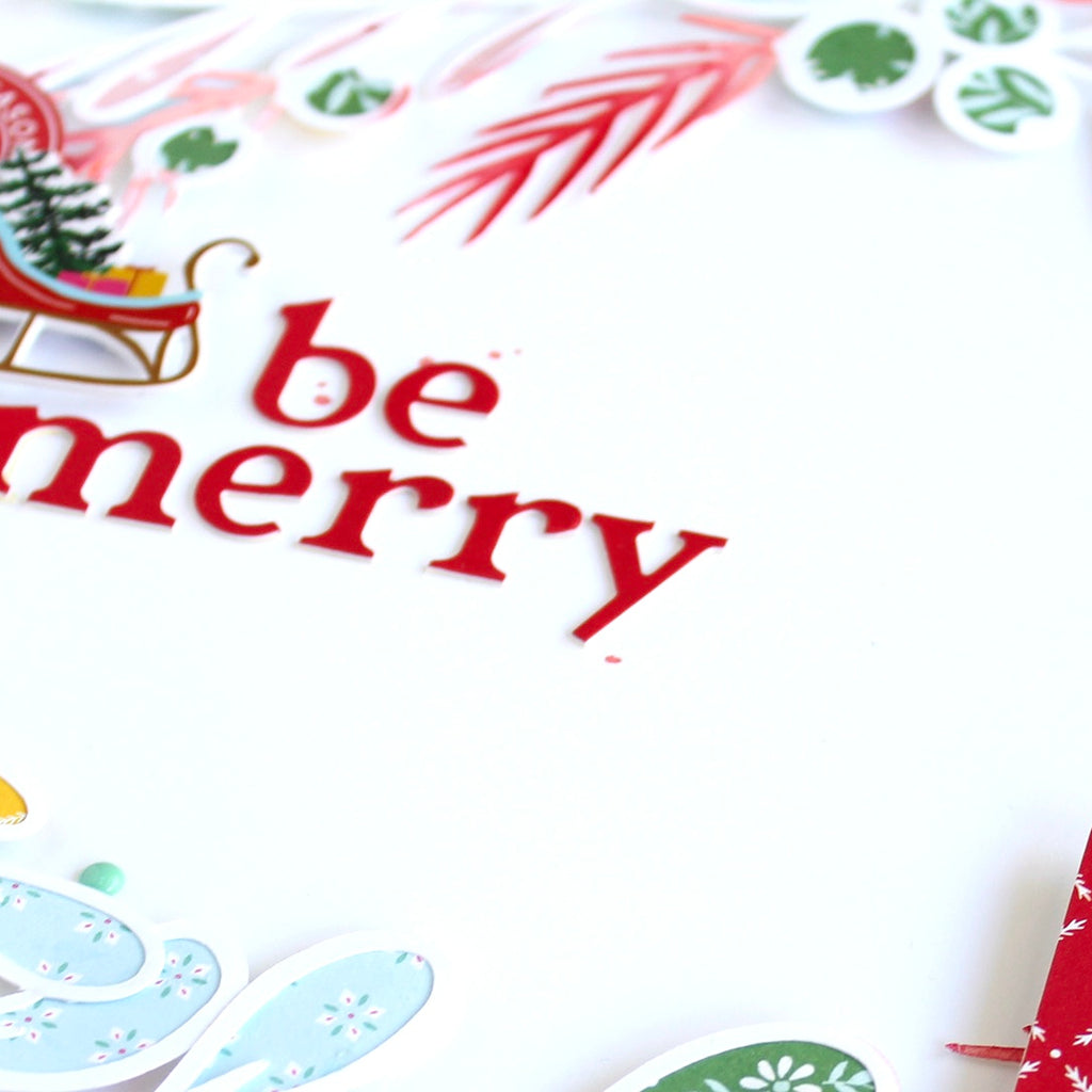 Be Merry Layout | Desiree Lamar – Pinkfresh Studio