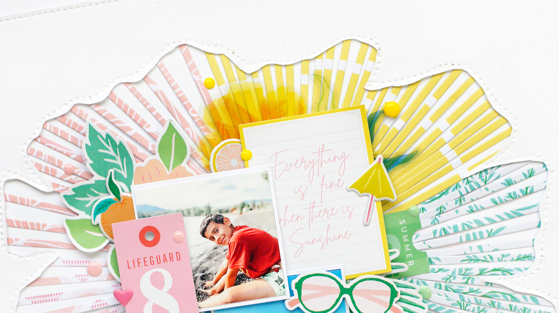 Sunburst Layout ft. Sunshine on My Mind | Eva Pizarro – Pinkfresh Studio