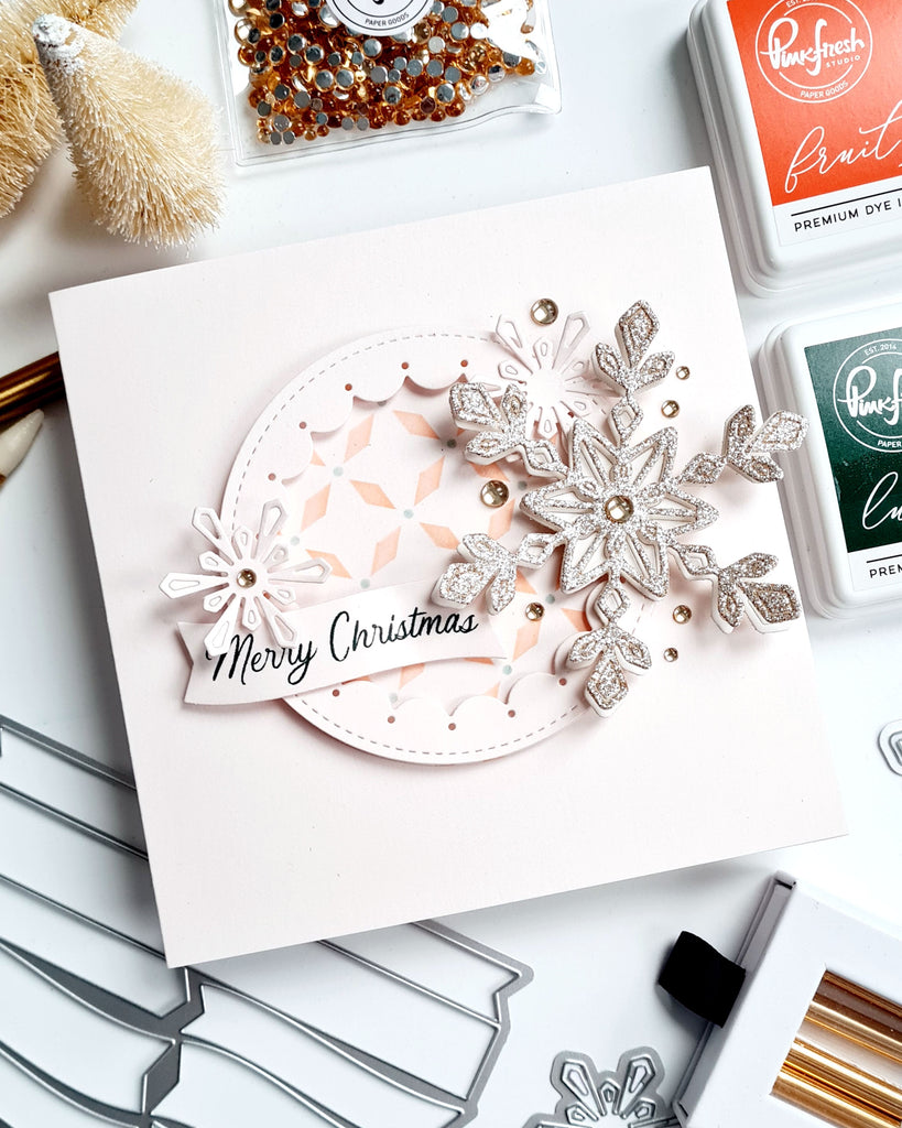 Essentials: Inverted stitched scallop circle die set – Pinkfresh Studio