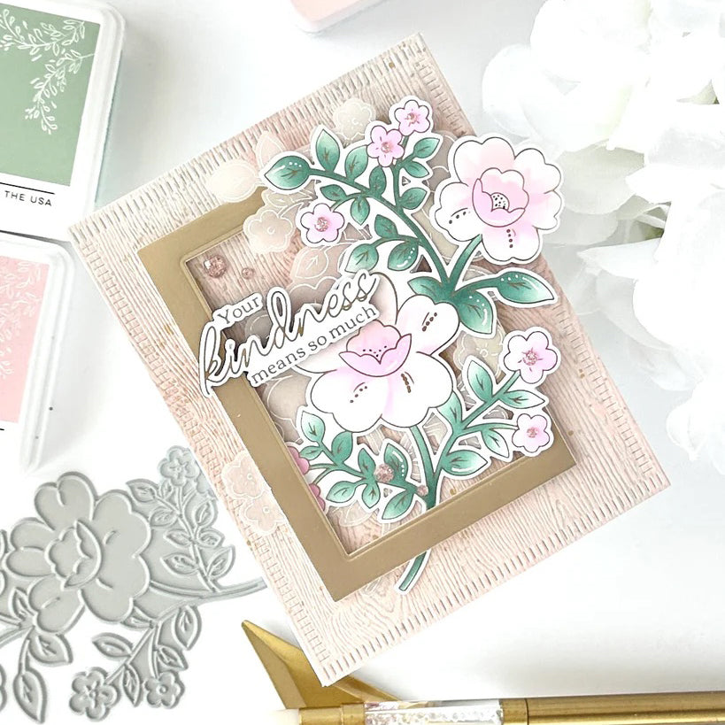 Never Give Up press plate – Pinkfresh Studio