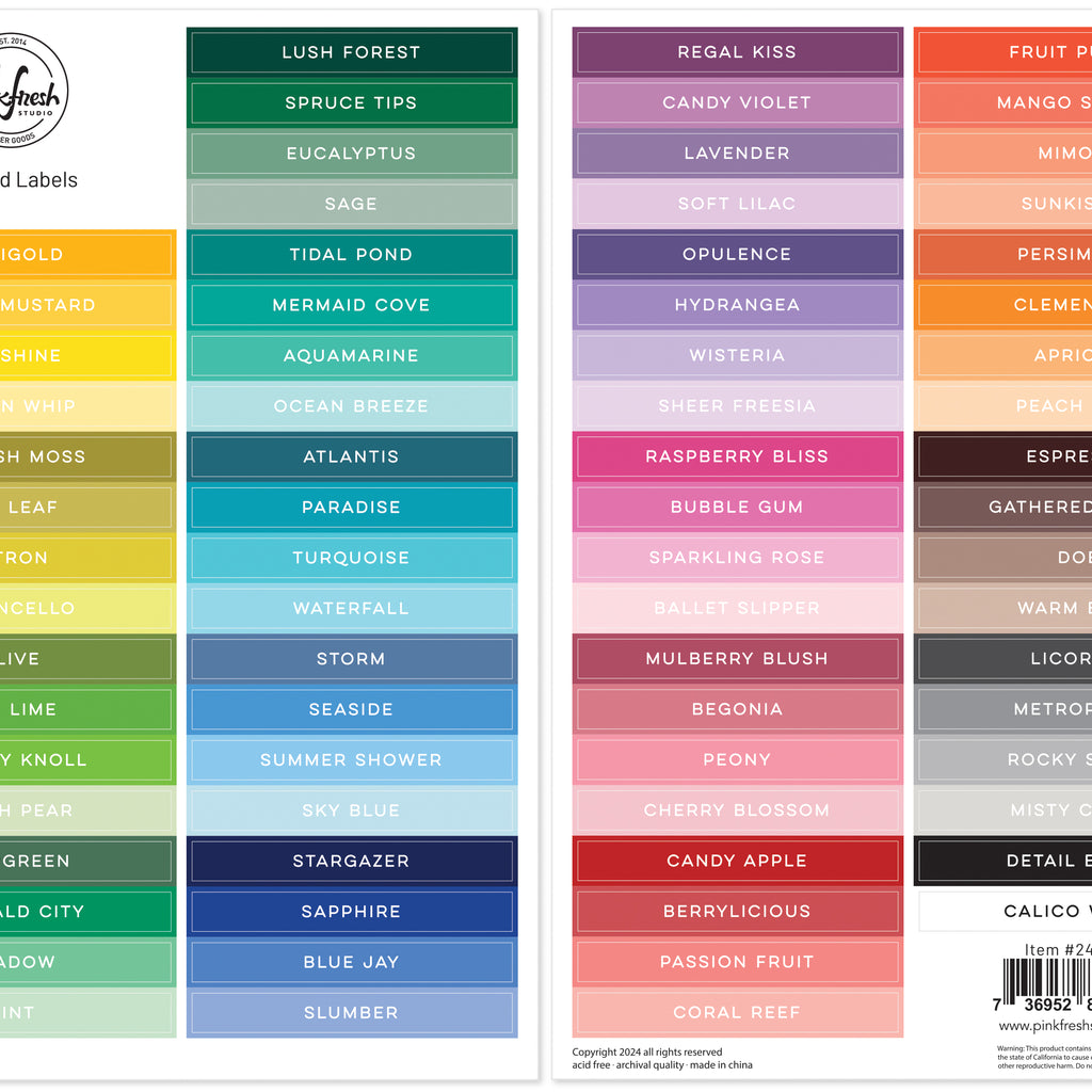 Ink Pad Labels – Pinkfresh Studio
