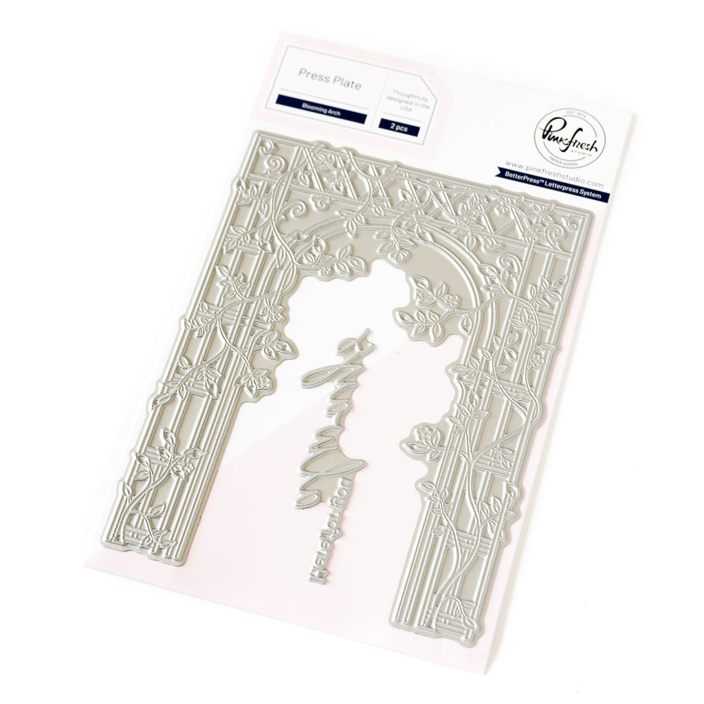 Blooming Arch press plate – Pinkfresh Studio