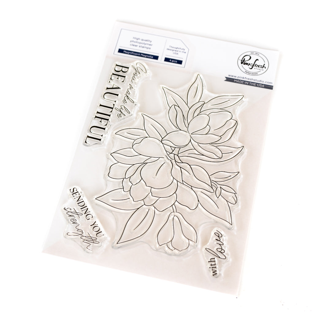 Magnificent Magnolia stamp – Pinkfresh Studio