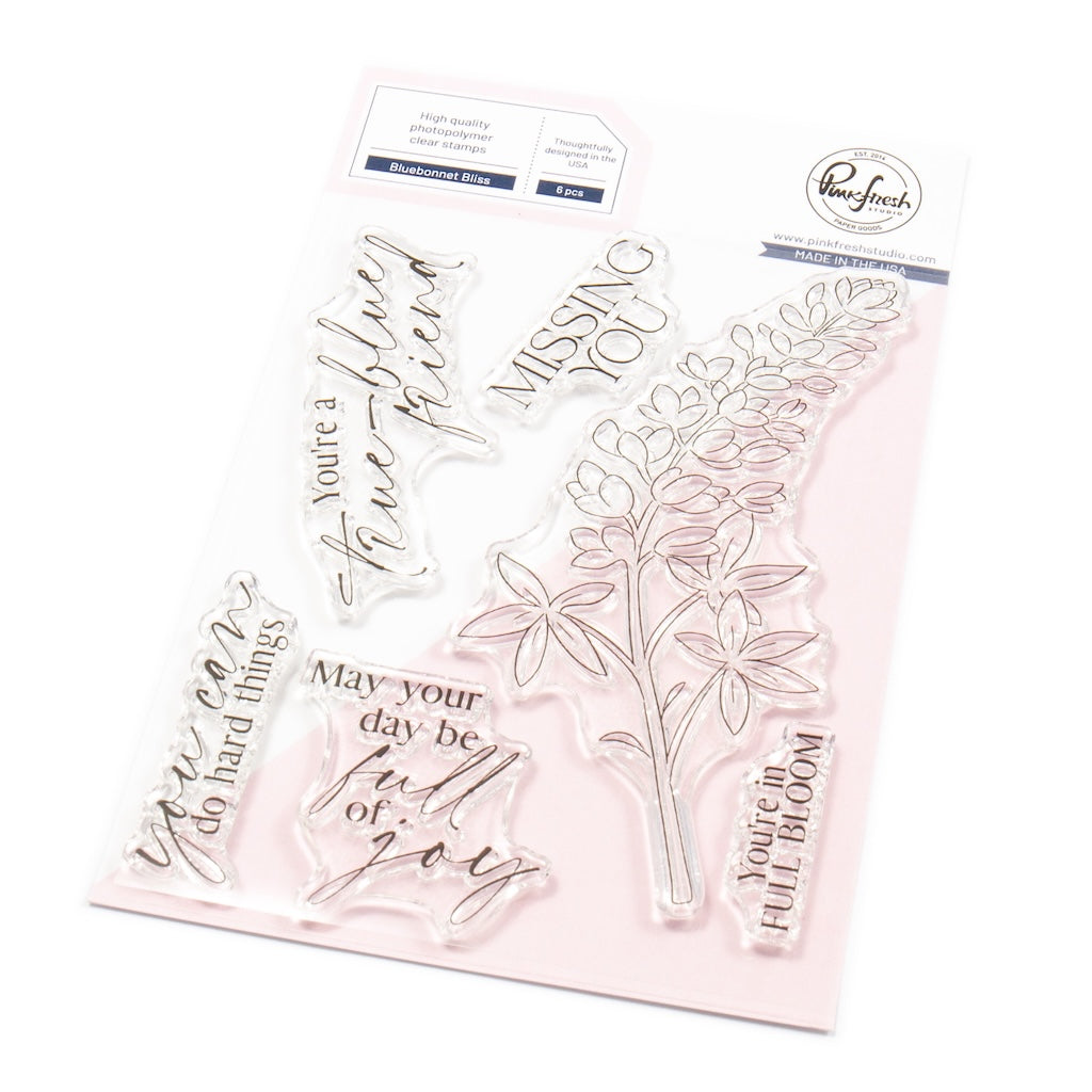 Bluebonnet Bliss stamp – Pinkfresh Studio