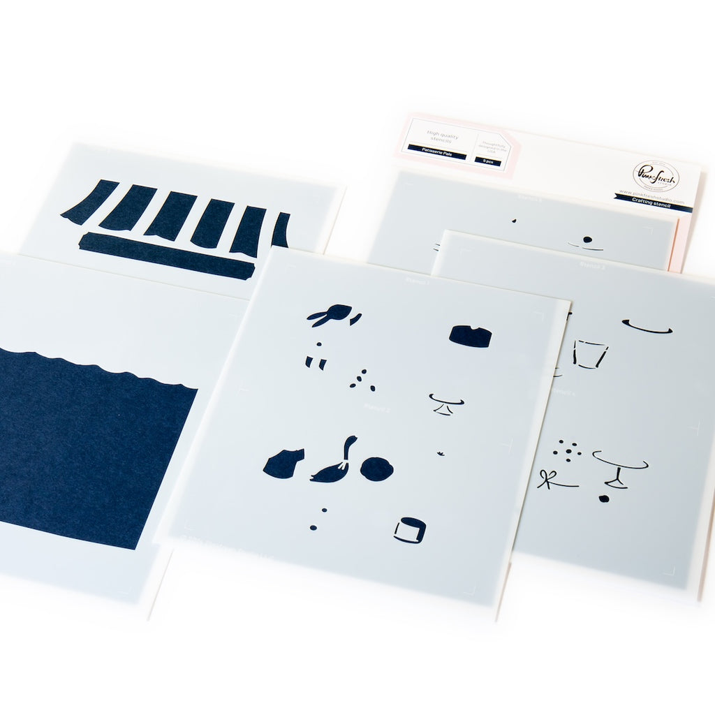 Patisserie Pals stencil – Pinkfresh Studio