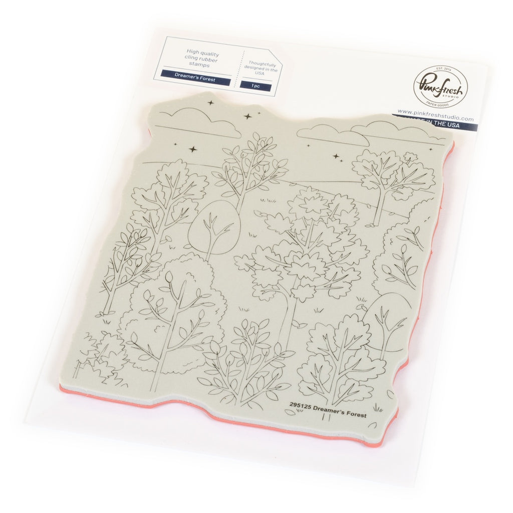 Dreamer's Forest cling stamp – Pinkfresh Studio