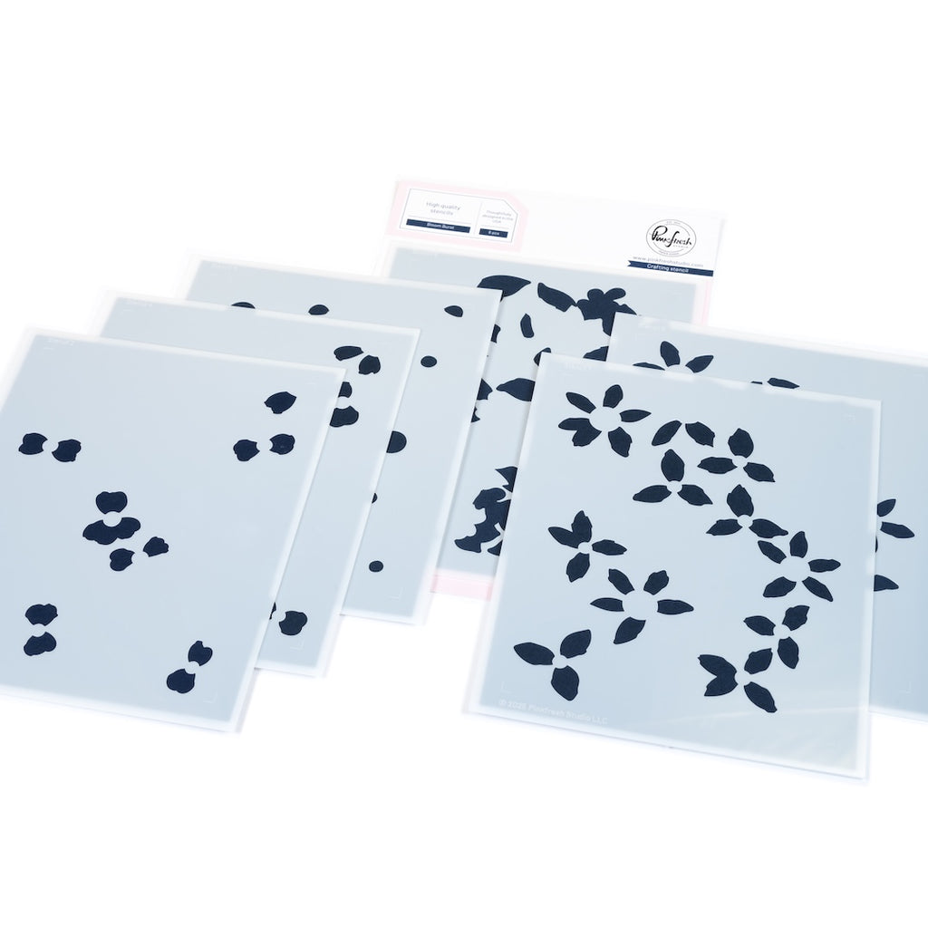 Bloom Burst stencil – Pinkfresh Studio