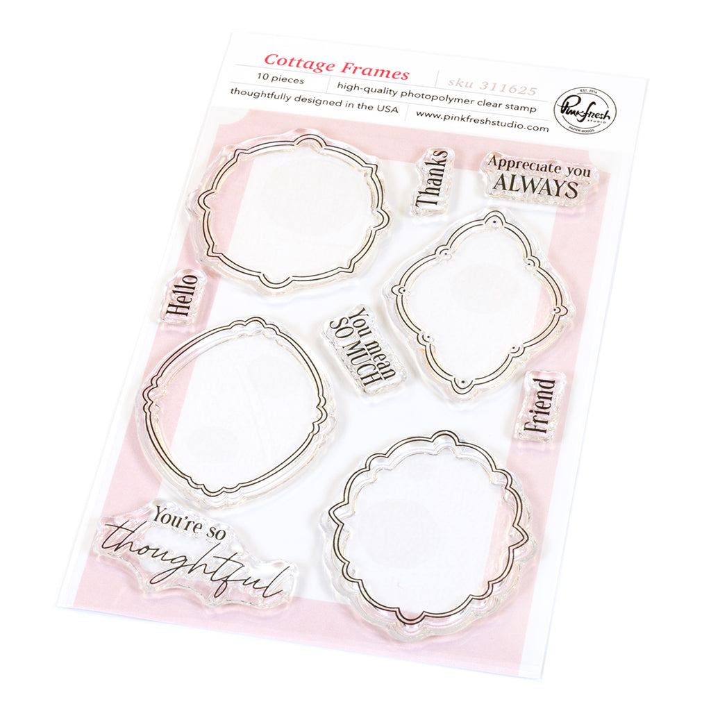 Cottage Frames stamp – Pinkfresh Studio