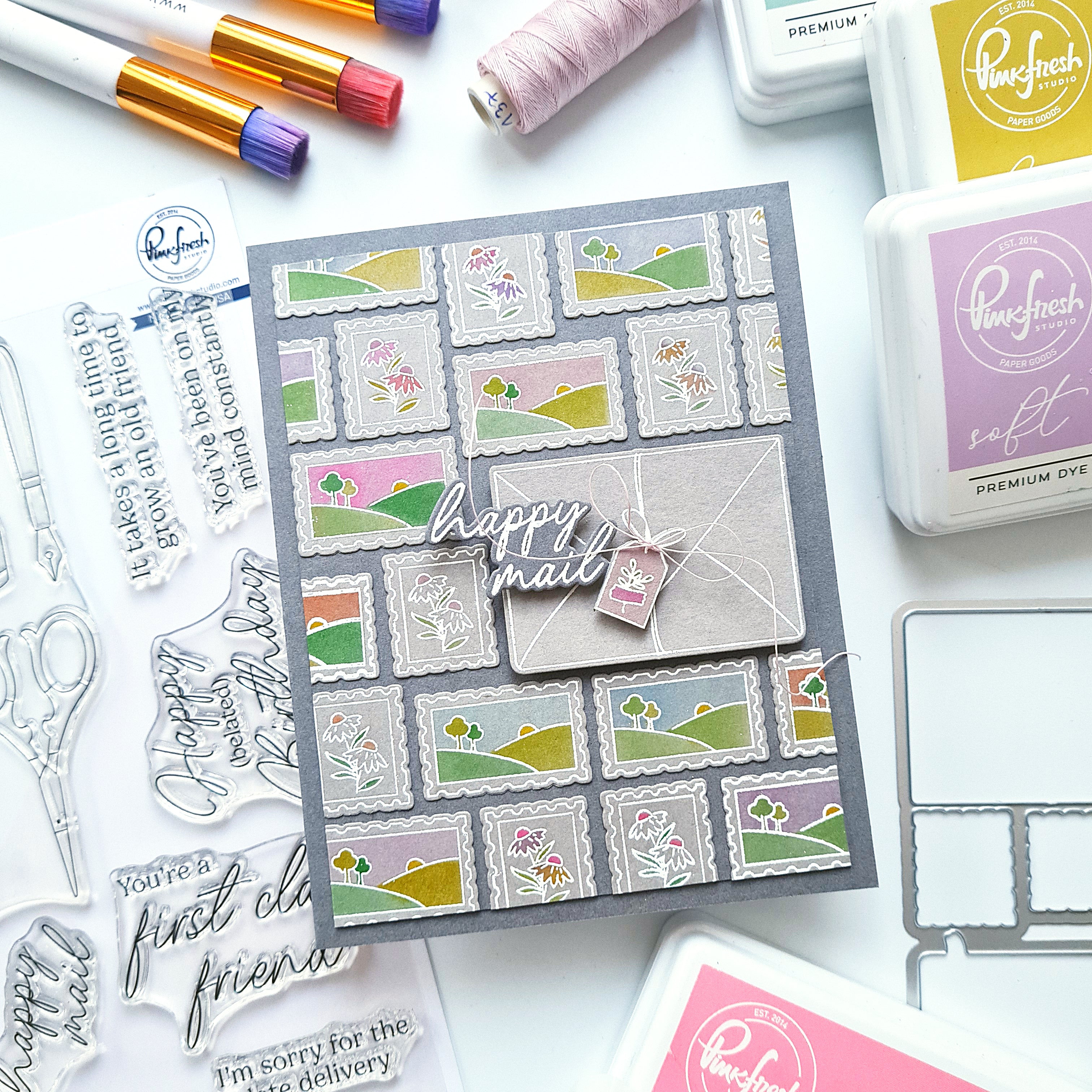 Classic Correspondence stamp – Pinkfresh Studio