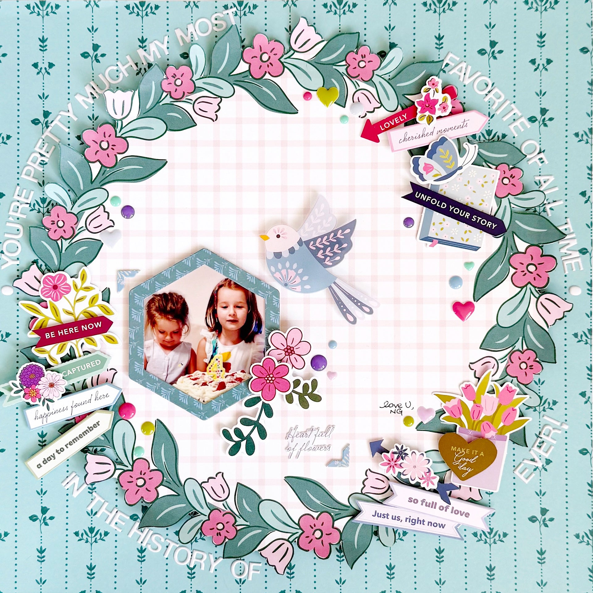 Lovely Lane: Chipboard Stickers – Pinkfresh Studio