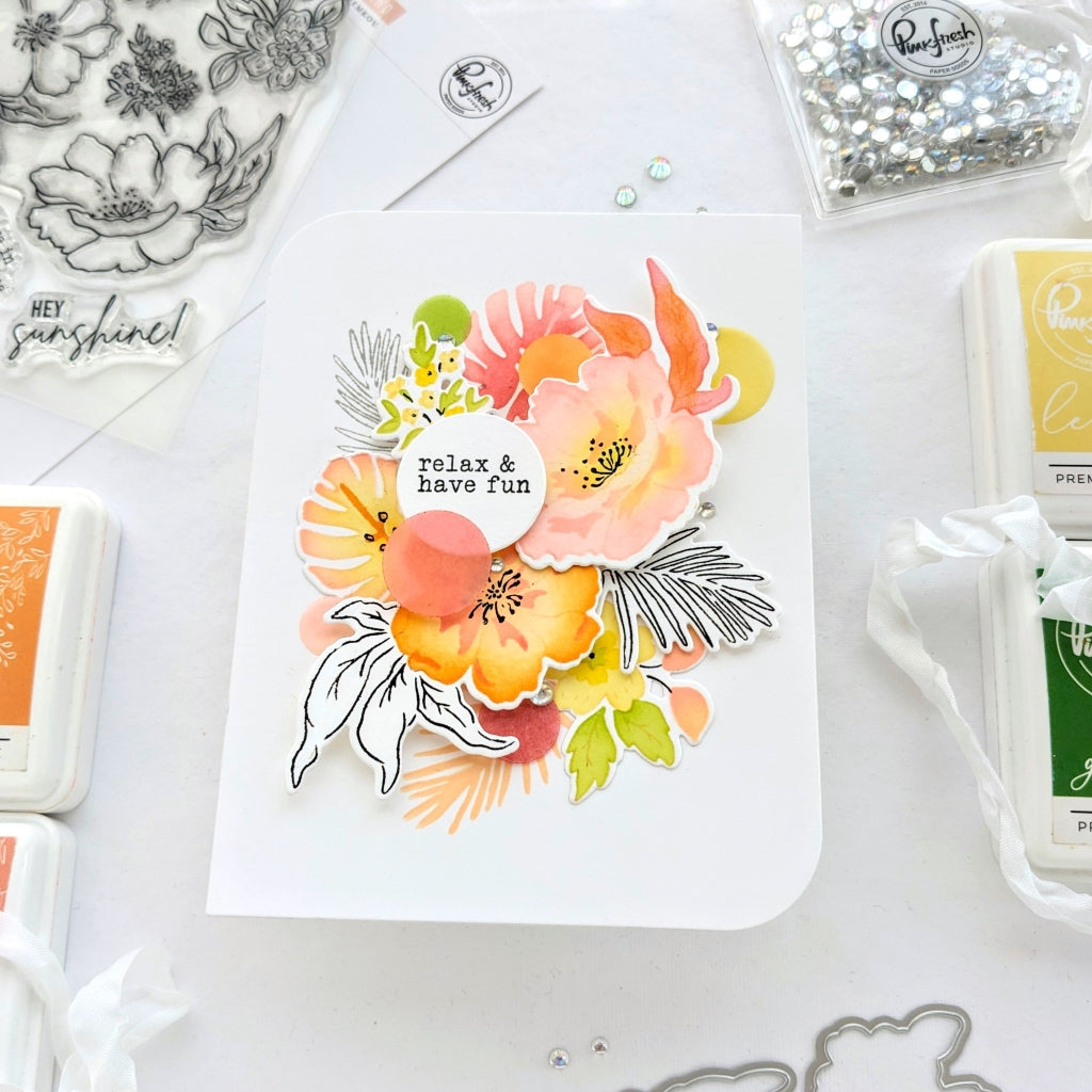 Sunshine on my Mind: Stencil – Pinkfresh Studio