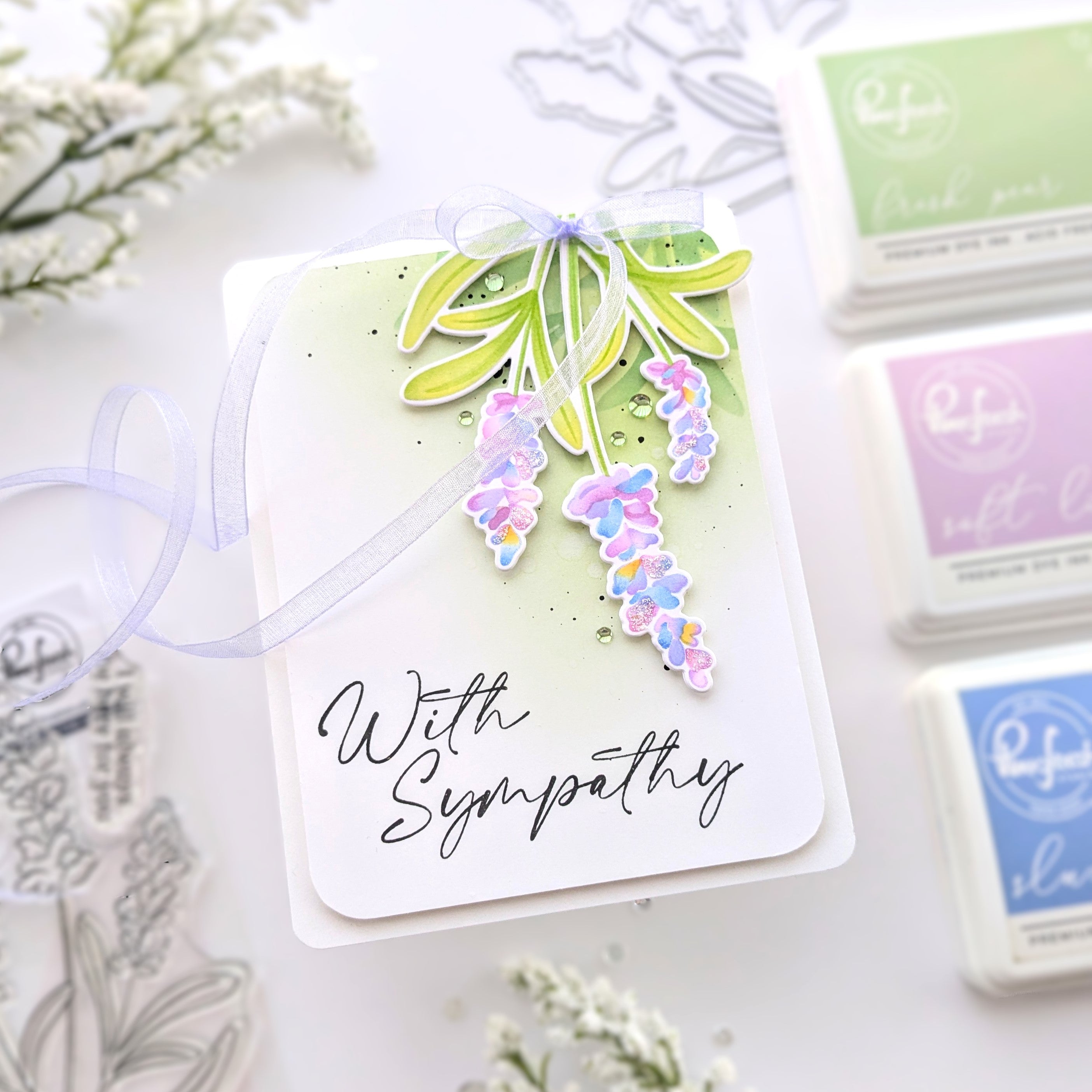 Thinking of You stencil – Pinkfresh Studio