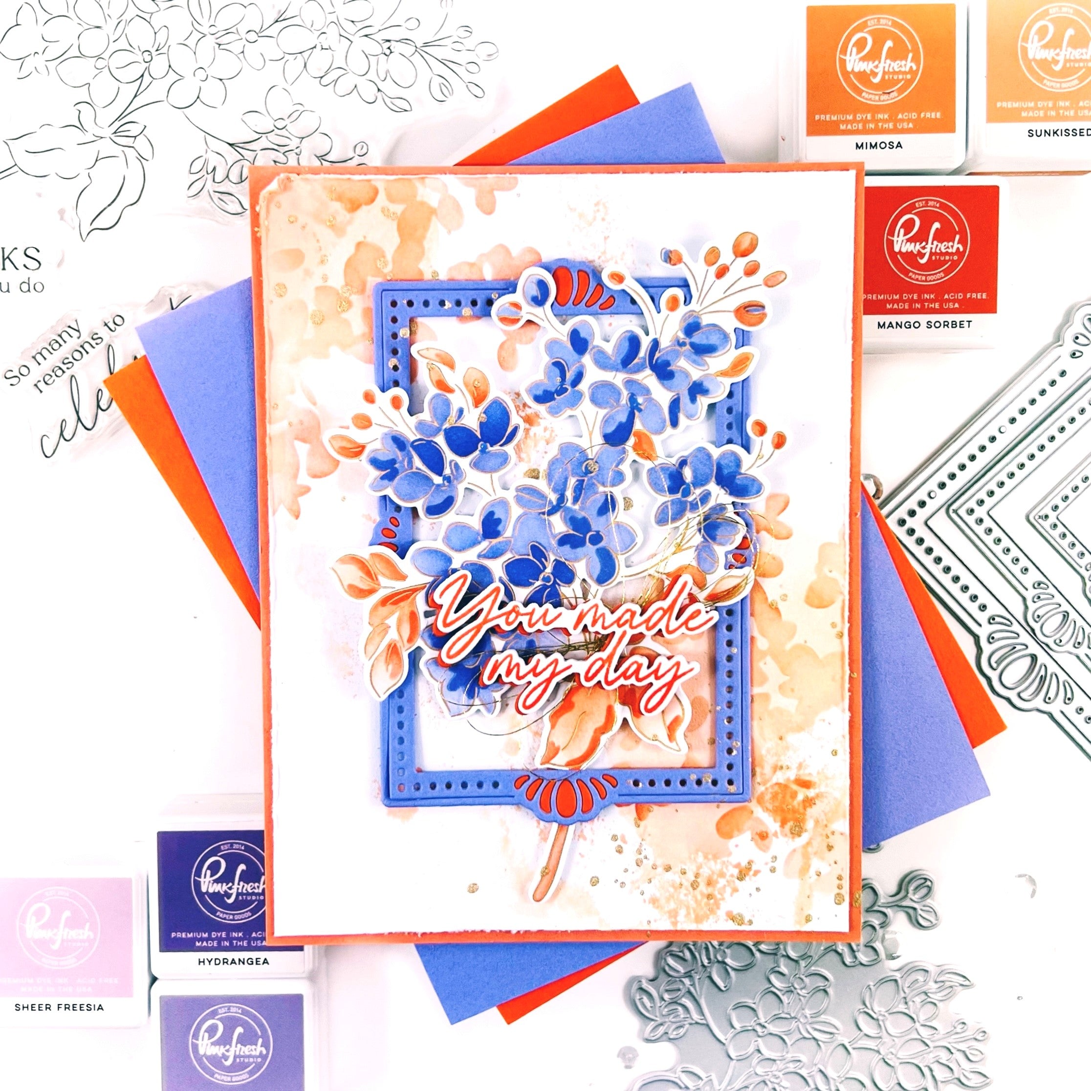 Always Smiling stencil – Pinkfresh Studio