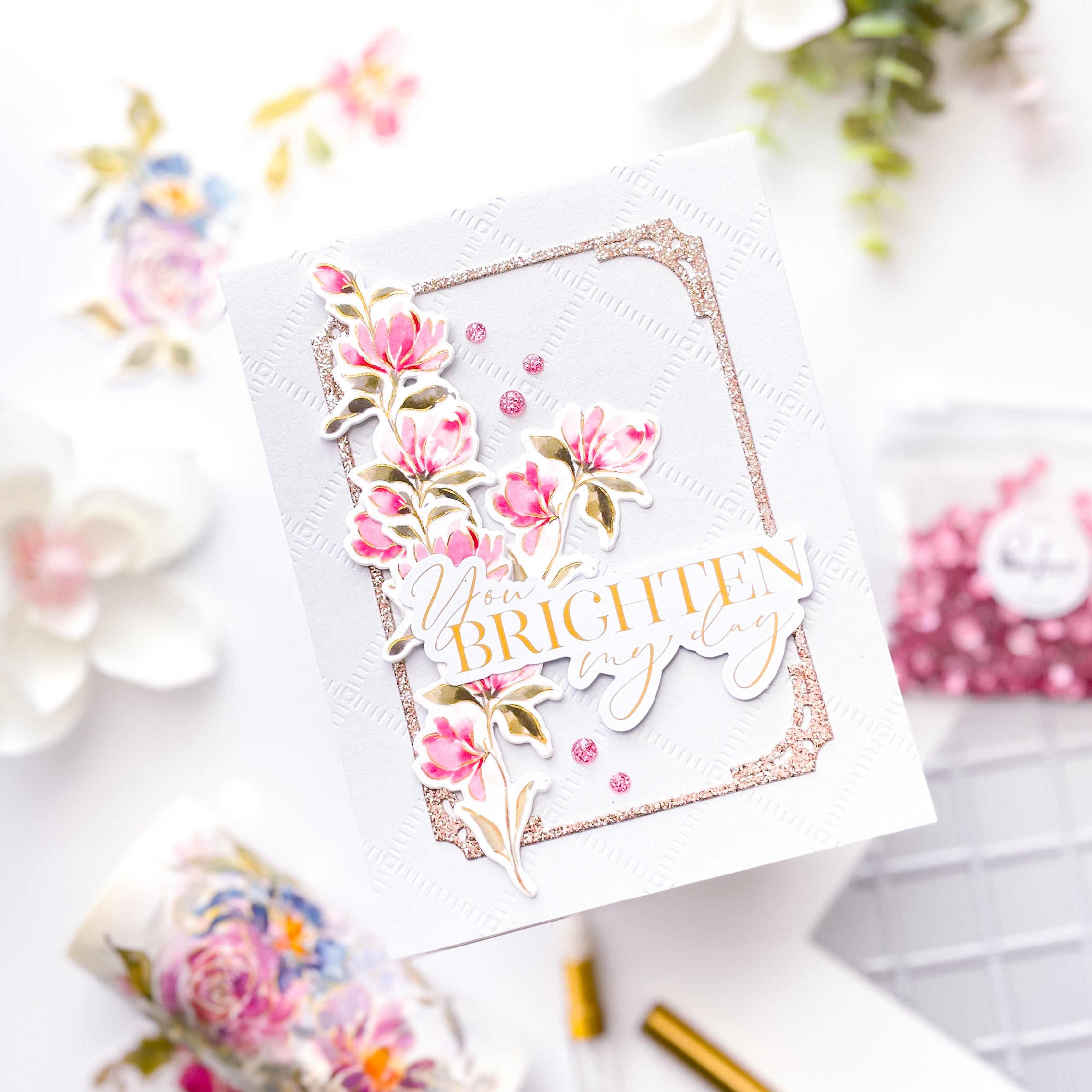 Artsy Floral die – Pinkfresh Studio
