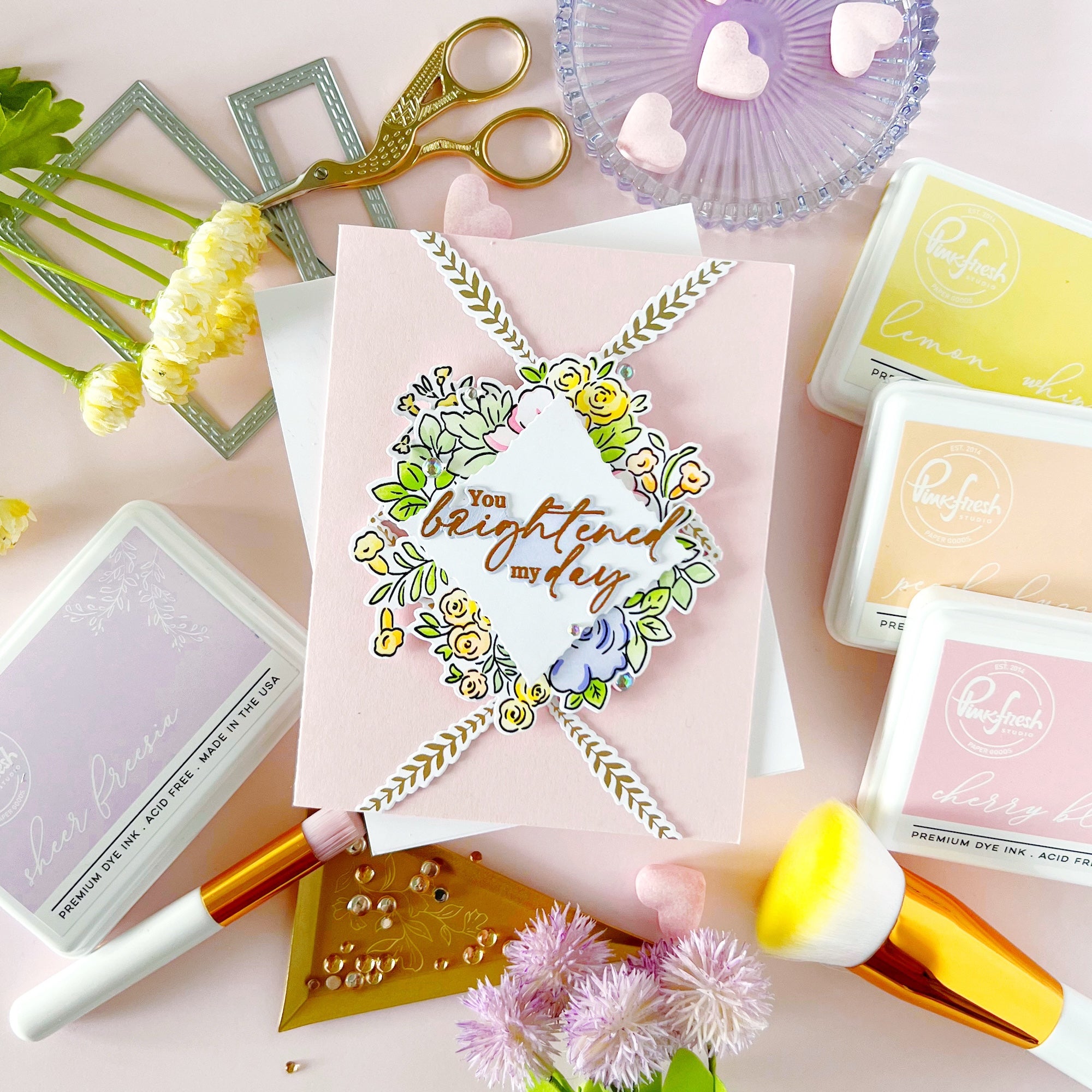 Blooming Grace stamp – Pinkfresh Studio