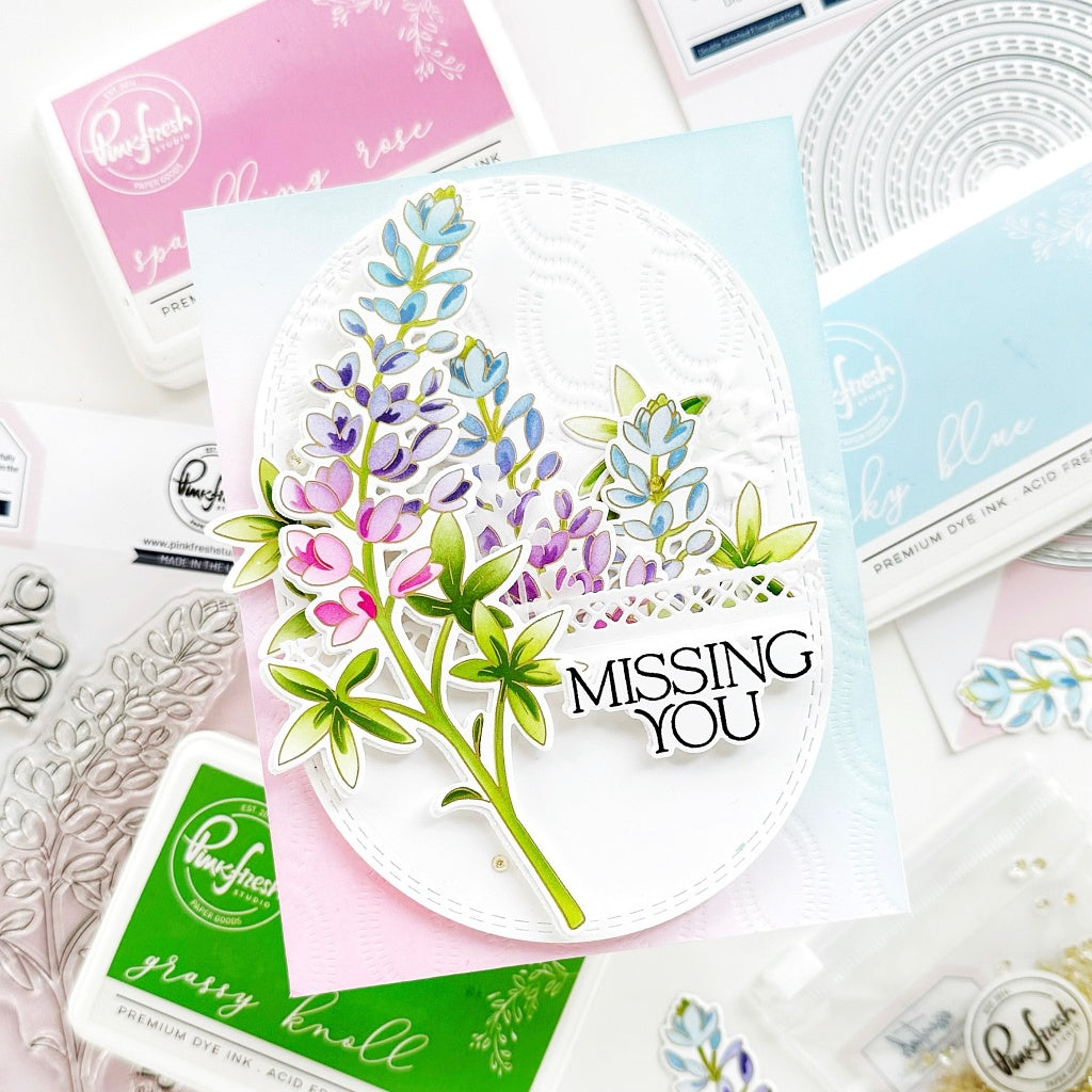 Bluebonnet Bliss stencil – Pinkfresh Studio