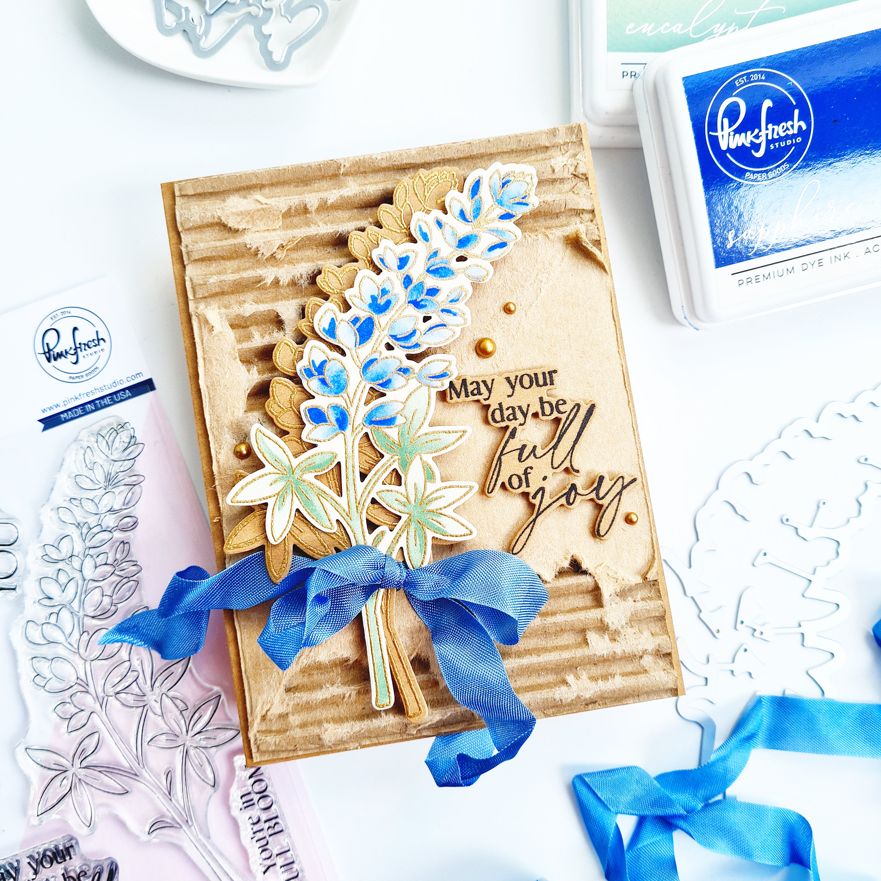 Bluebonnet Bliss stencil – Pinkfresh Studio
