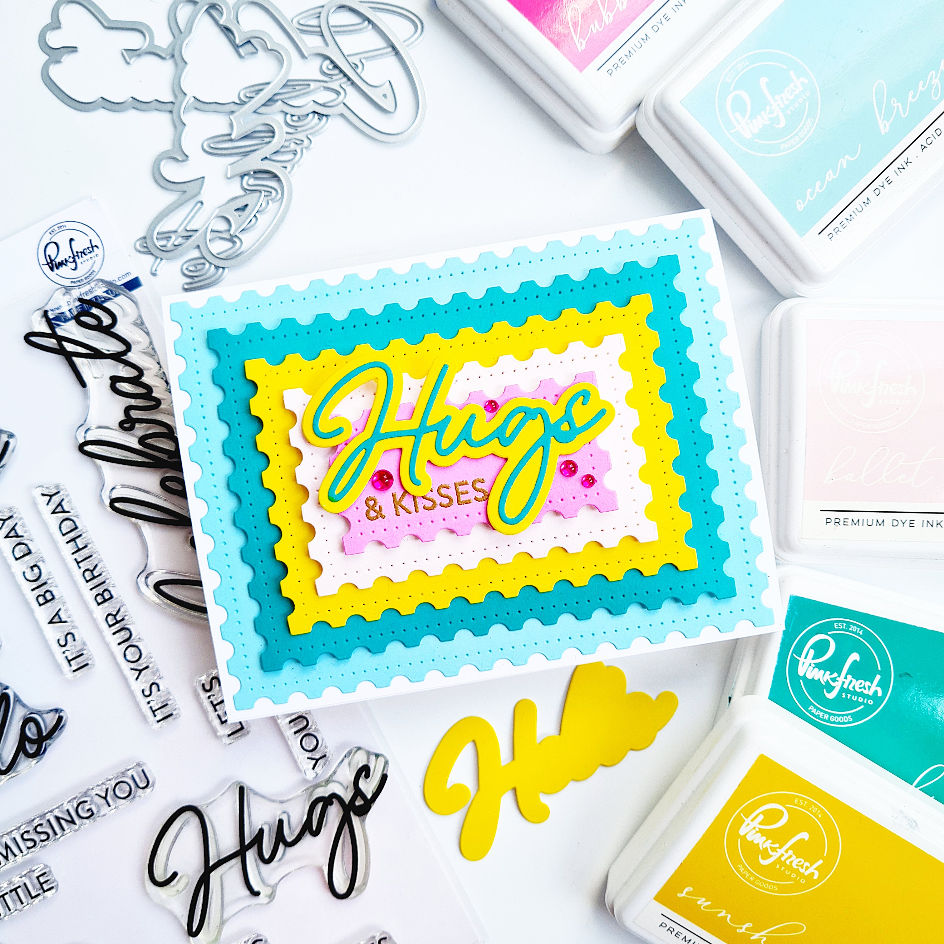 Essentials: Nested Rectangles Postage Edge – Pinkfresh Studio