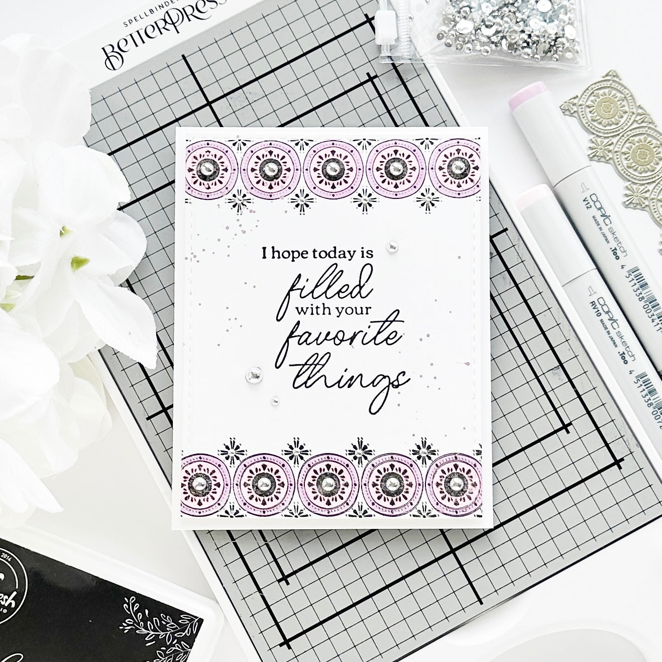 Favorite Things Sentiments press plate – Pinkfresh Studio