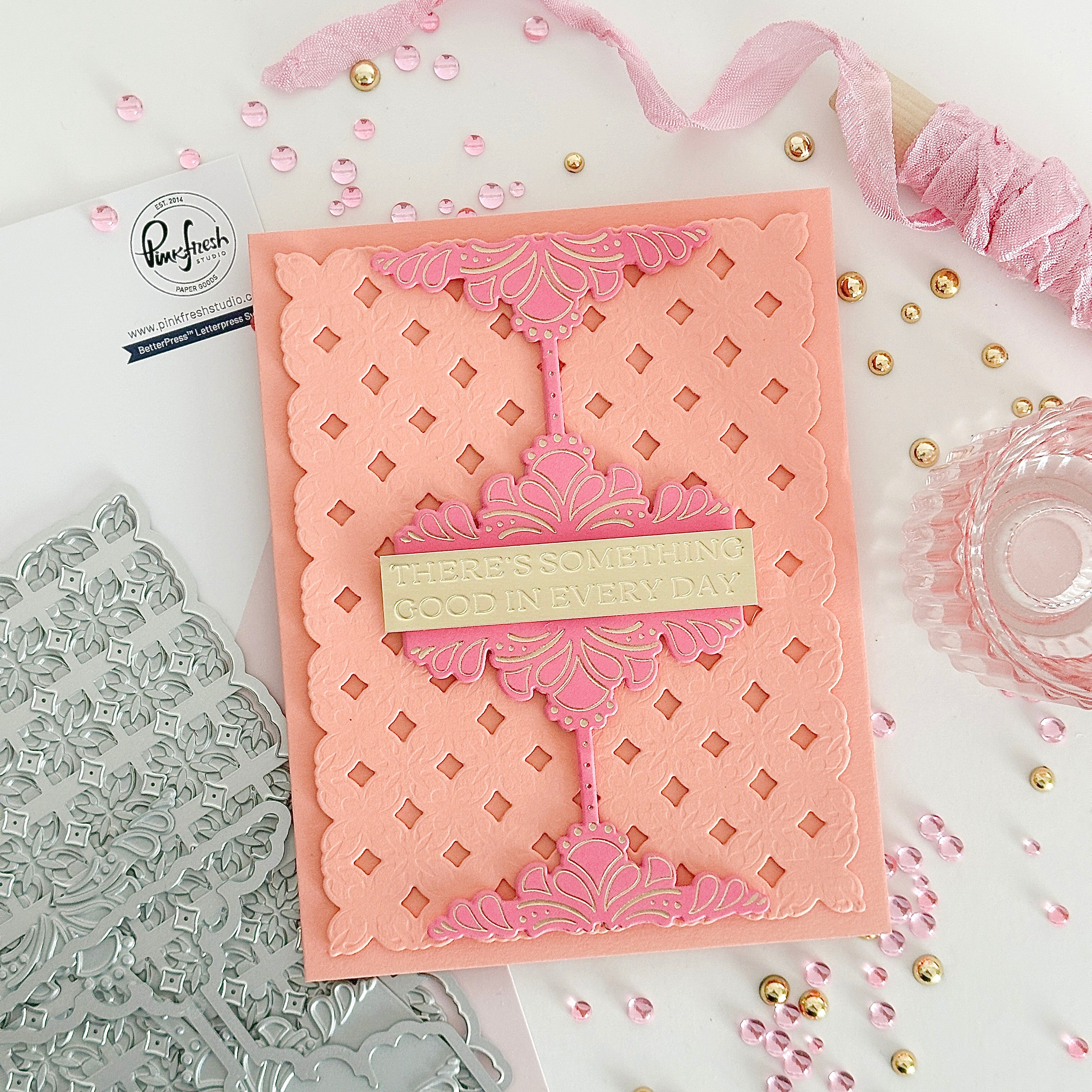 Ornate Trellis press plate – Pinkfresh Studio