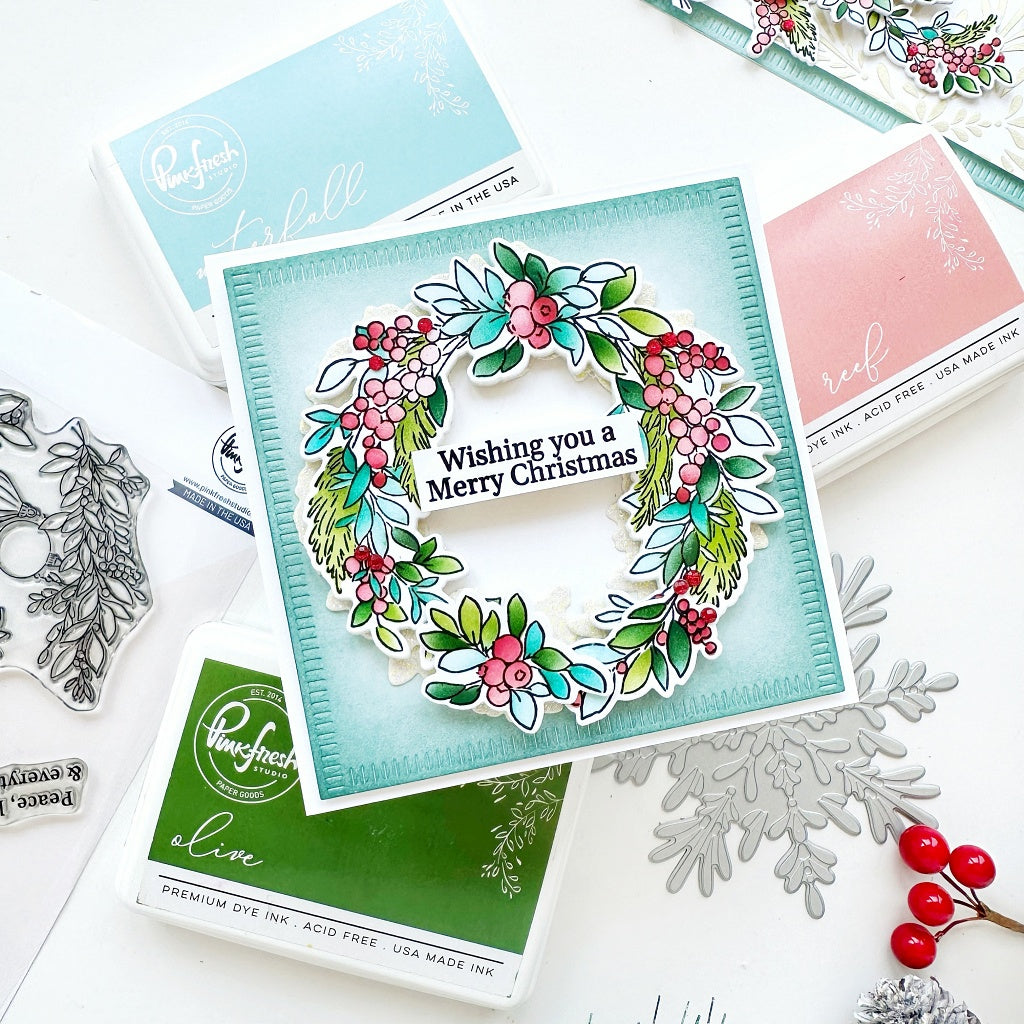 Deck the Halls stamp – Pinkfresh Studio
