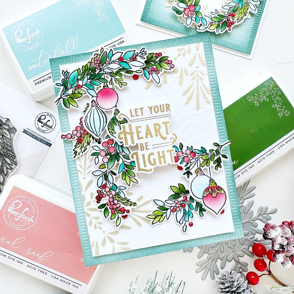 Deck the Halls stencil – Pinkfresh Studio