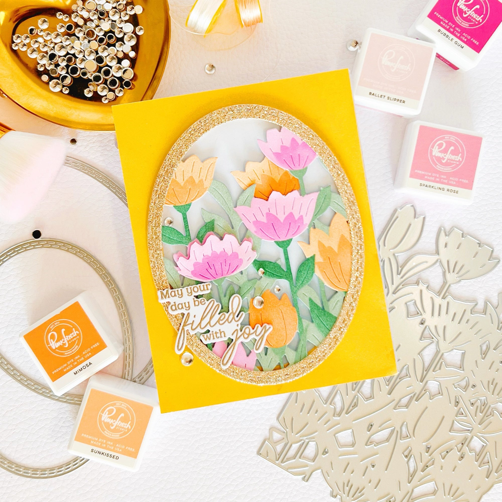 Essentials: Nested Ovals Double Stitch die – Pinkfresh Studio