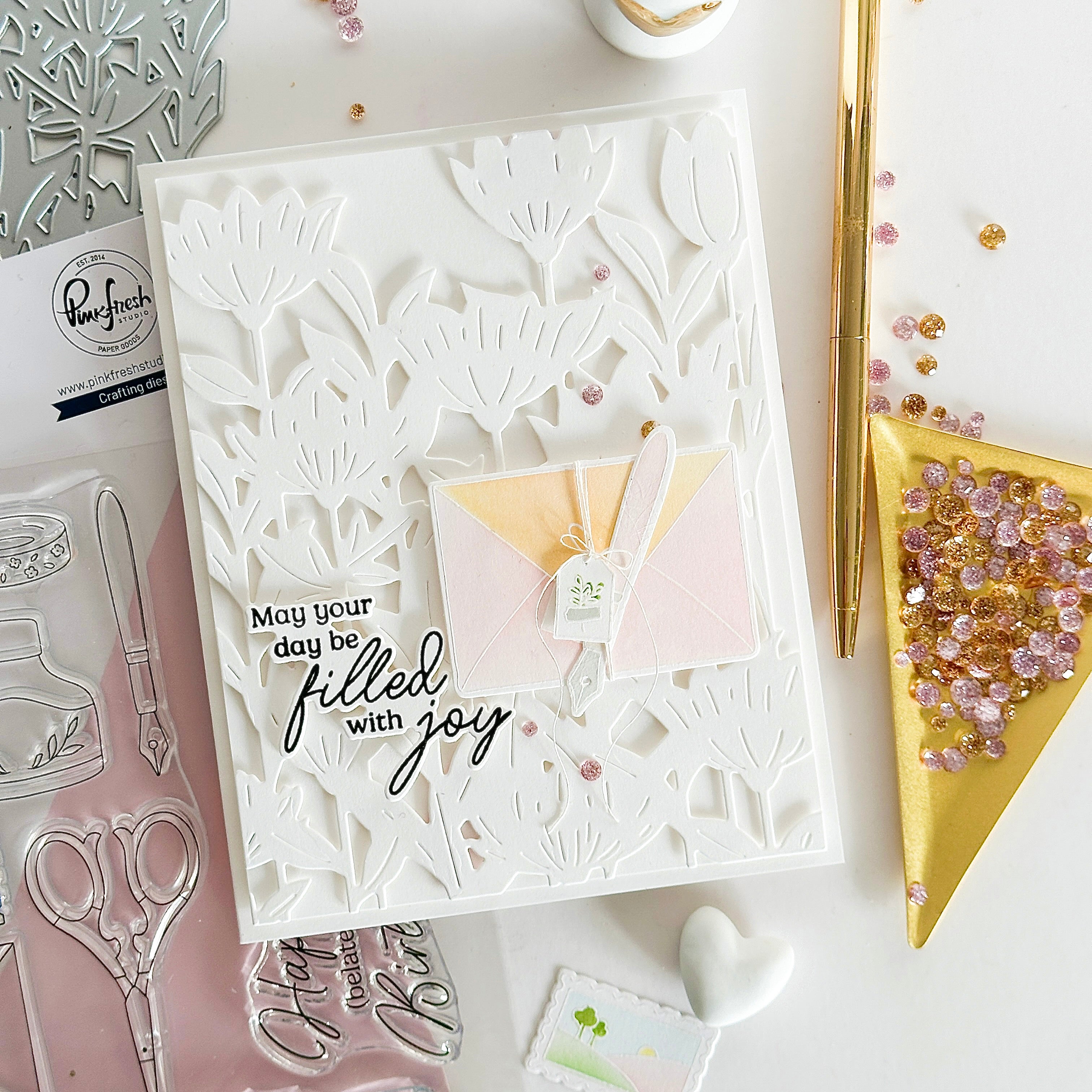 Classic Correspondence stamp – Pinkfresh Studio