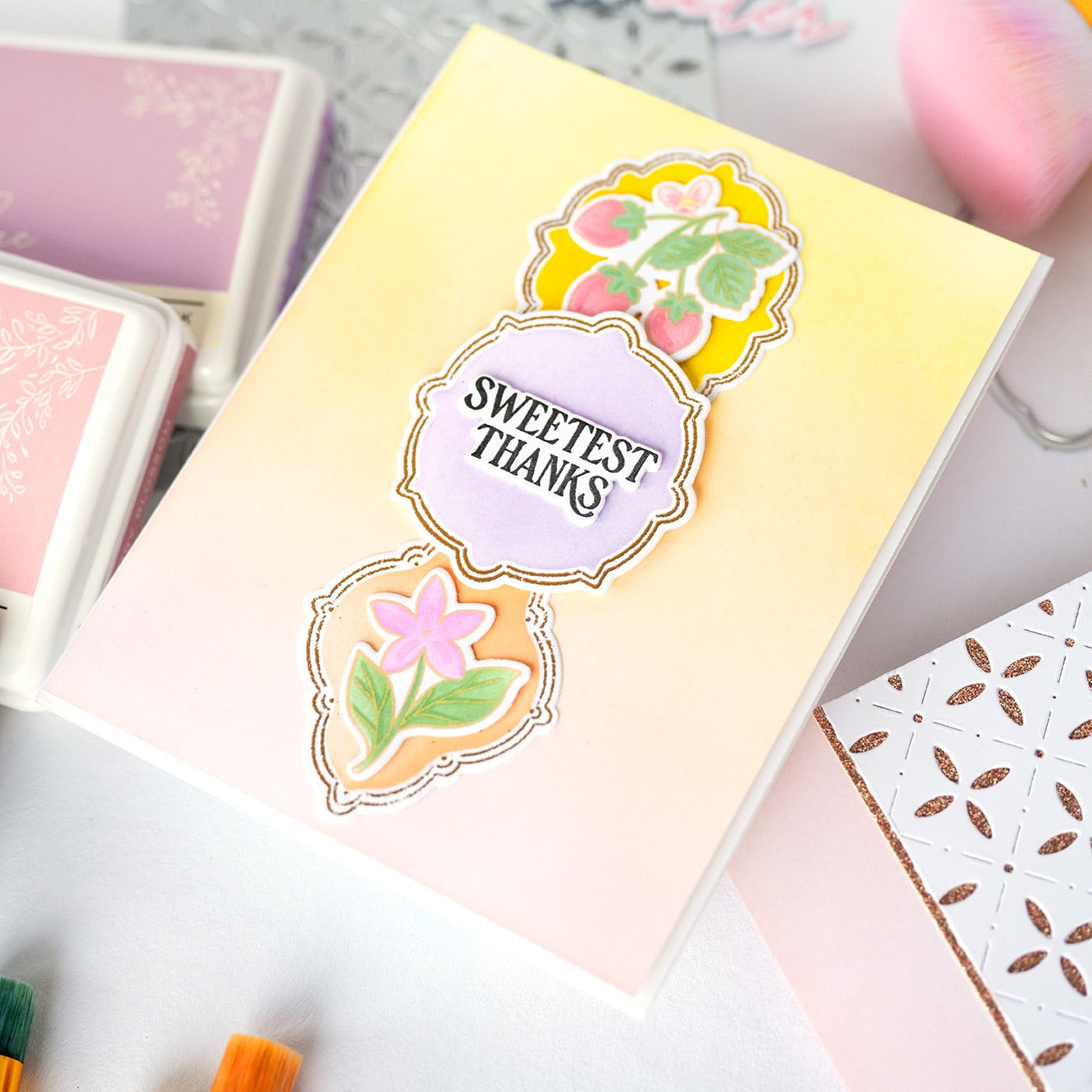 Freshly Picked stencil – Pinkfresh Studio