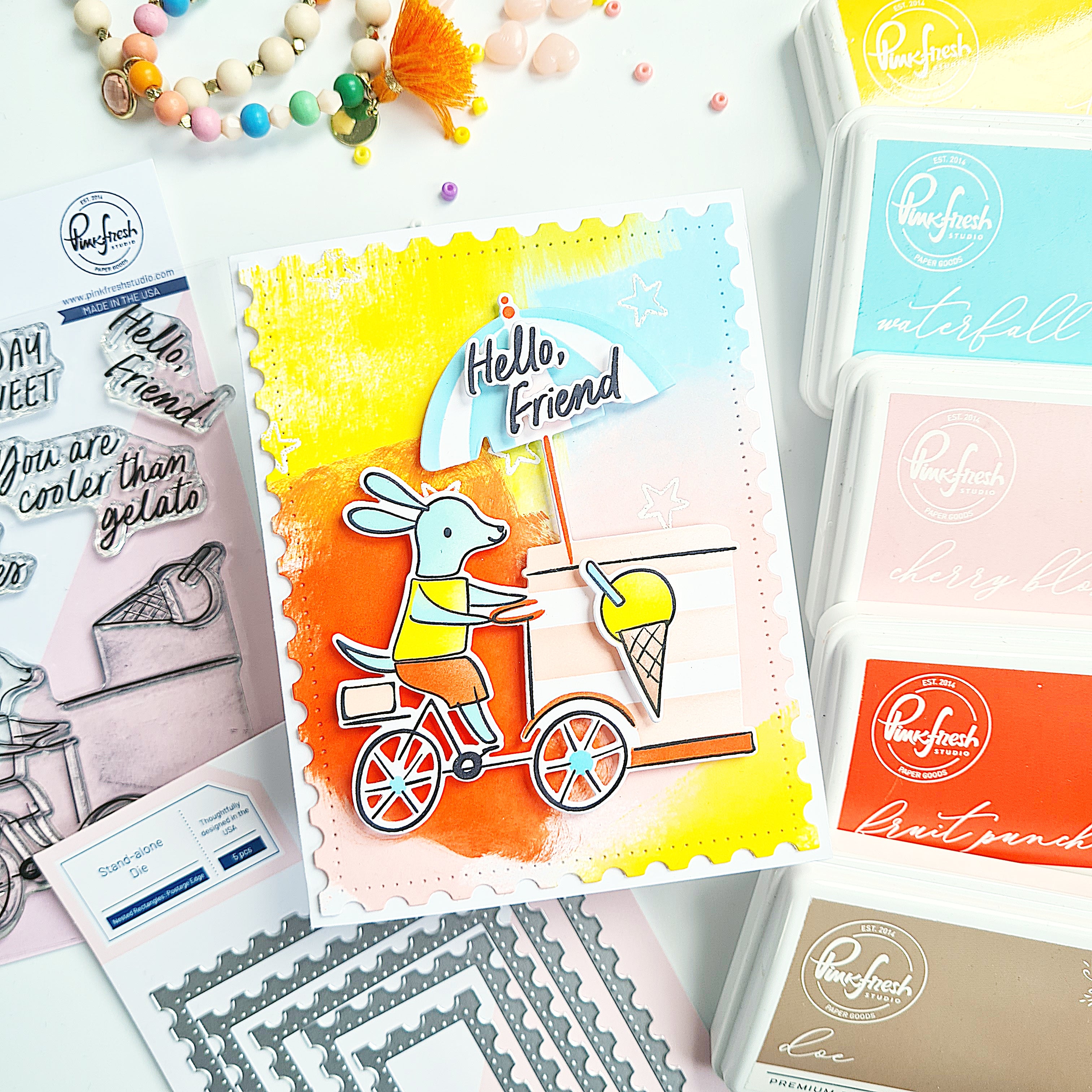 Essentials: Nested Rectangles Postage Edge – Pinkfresh Studio