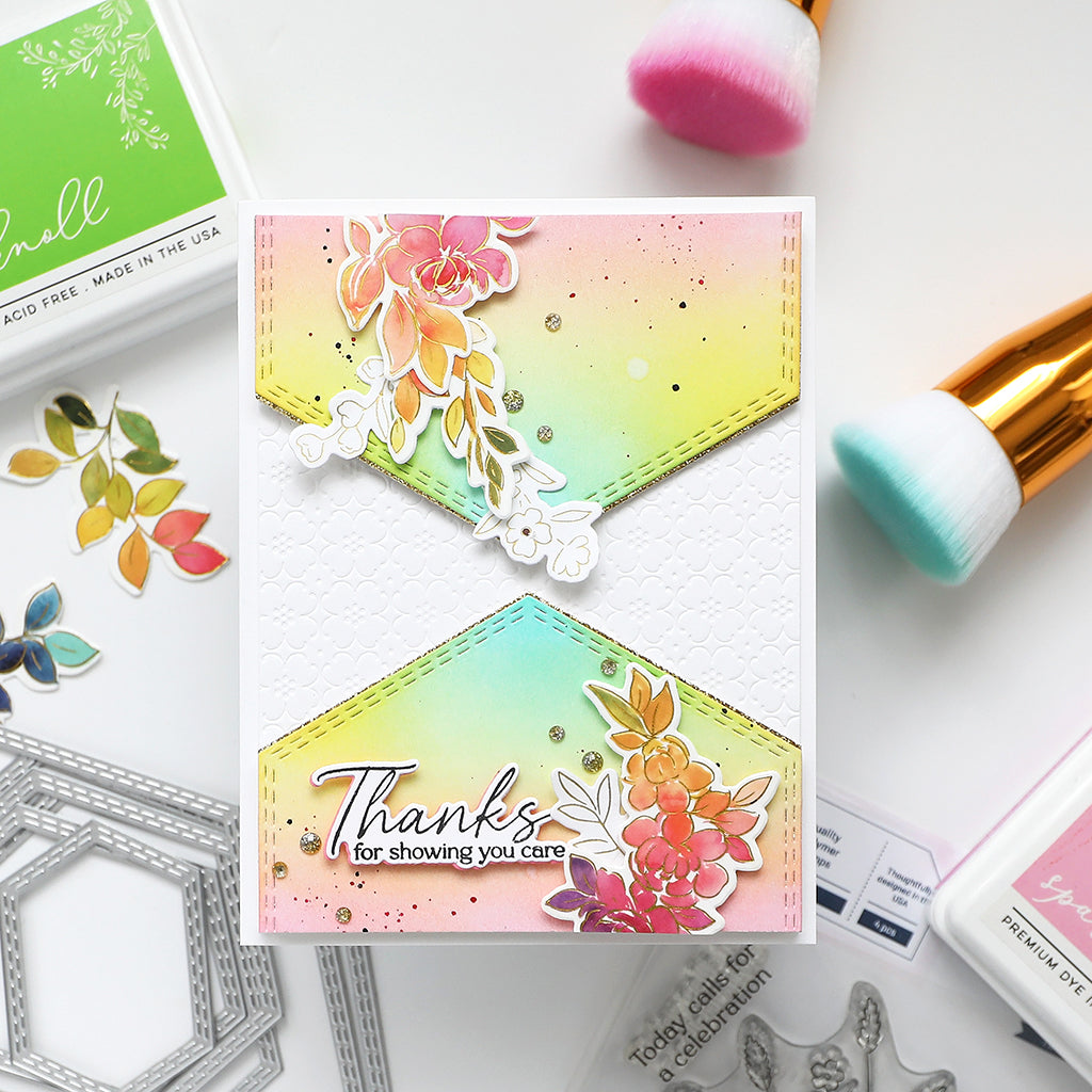 Essentials: Nested Hexagons Double Stitch die – Pinkfresh Studio