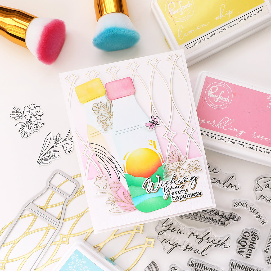 Sippable Scenes stamp – Pinkfresh Studio