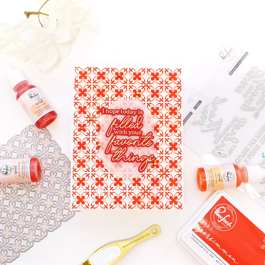 Favorite Things Sentiments press plate – Pinkfresh Studio